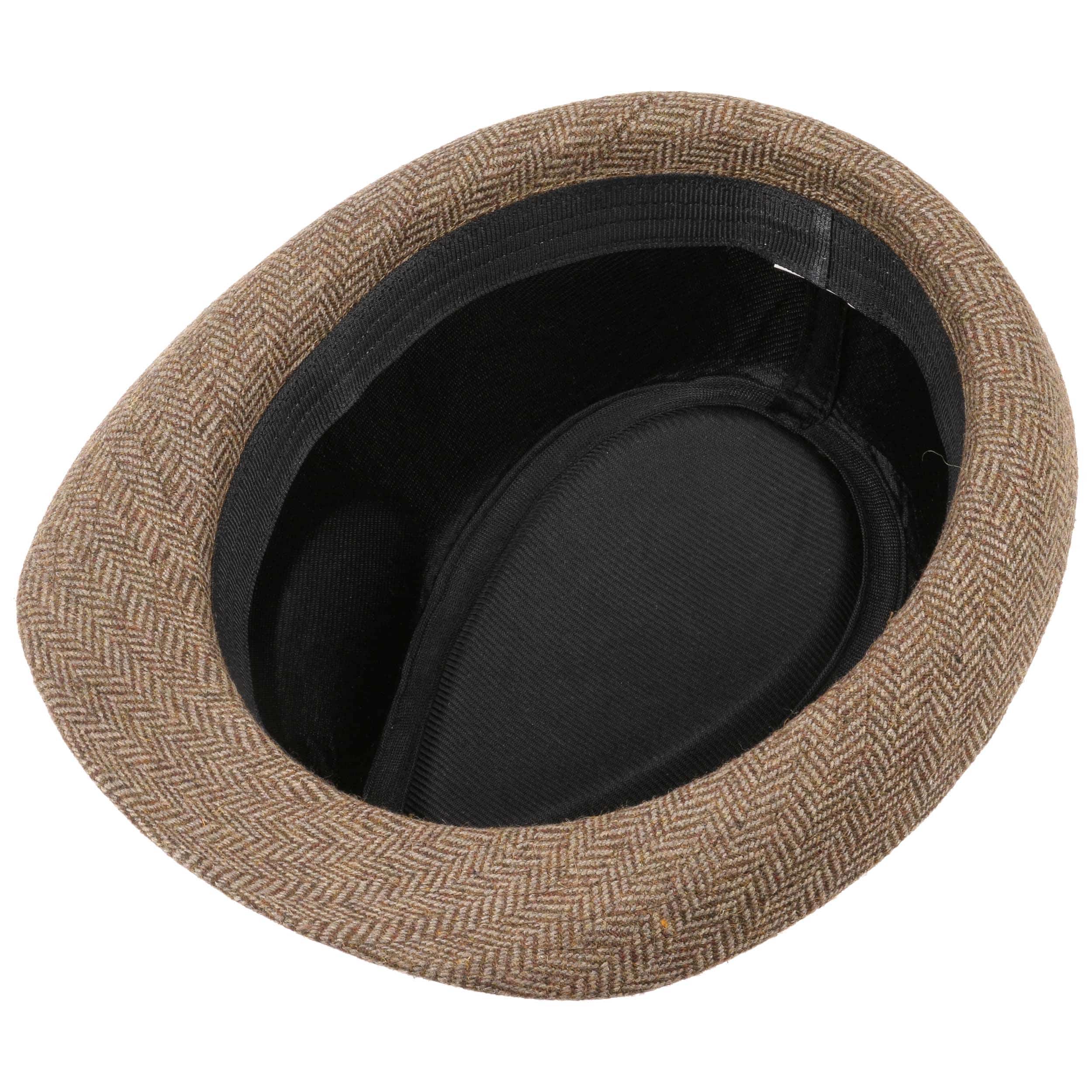Classic Herringbone Trilby Hat by Lipodo - £31.95