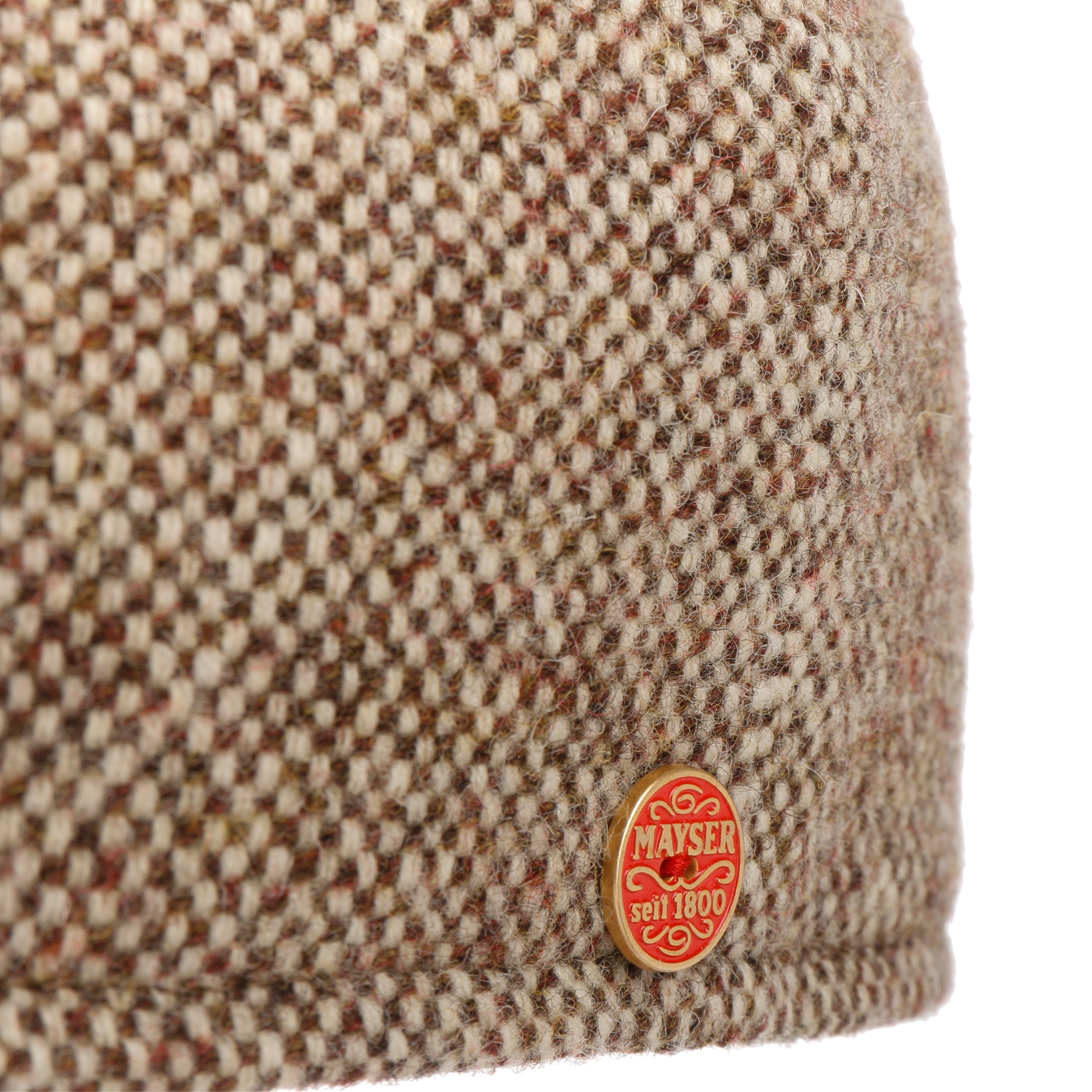 Classic Tweed Flat Cap by Mayser - £88.95