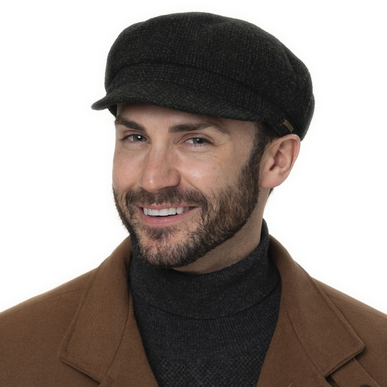 Classic Tweed Newsboy Cap by Stetson - £89.00