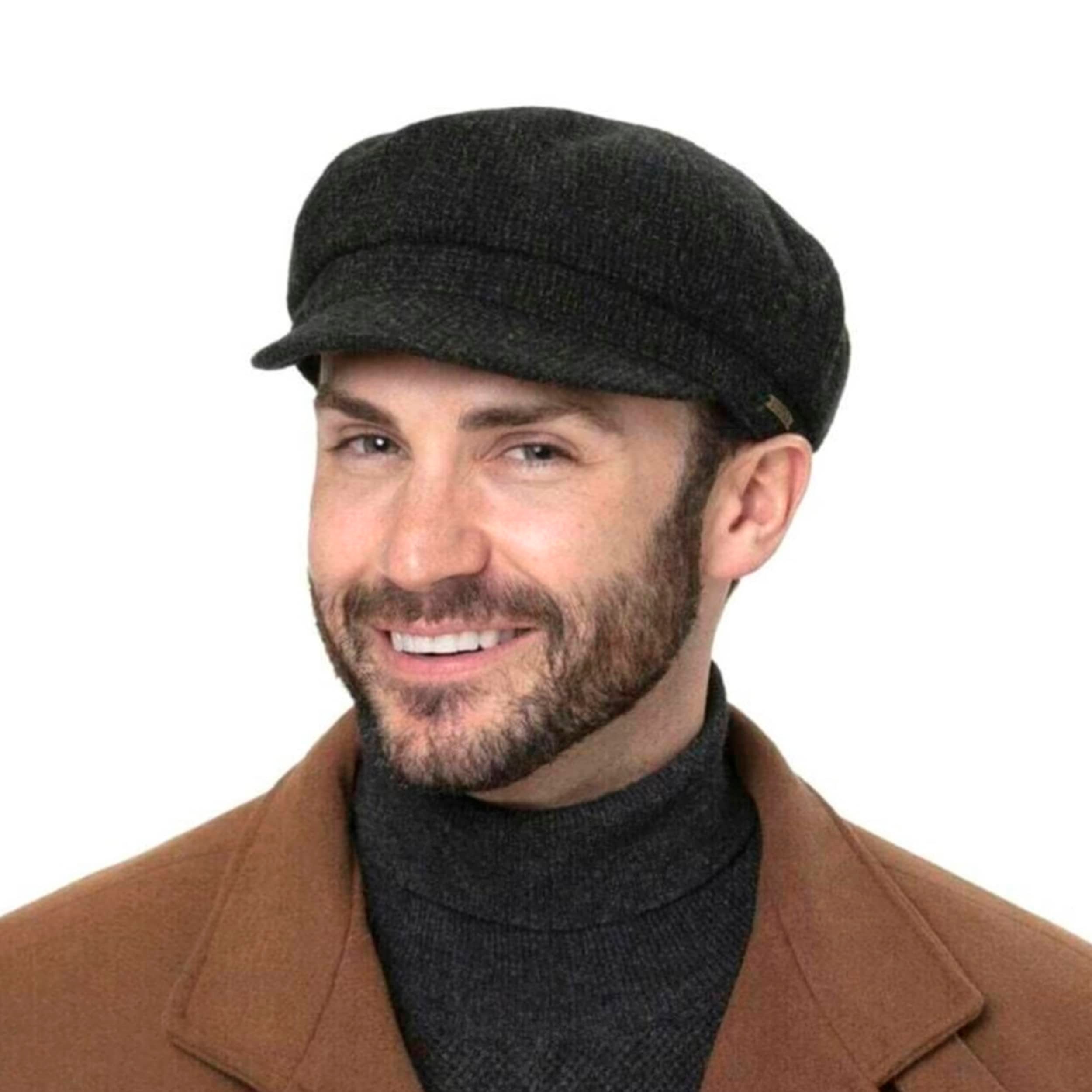 Classic Tweed Newsboy Cap by Stetson - £89.00