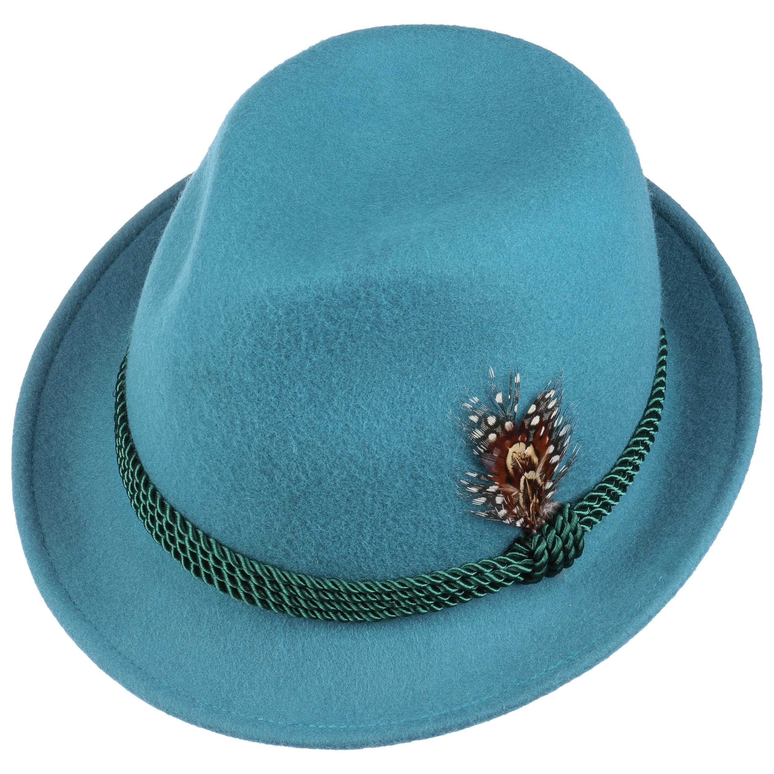 Classic Tyrolean Wool Felt Hat by Lipodo - £35.95