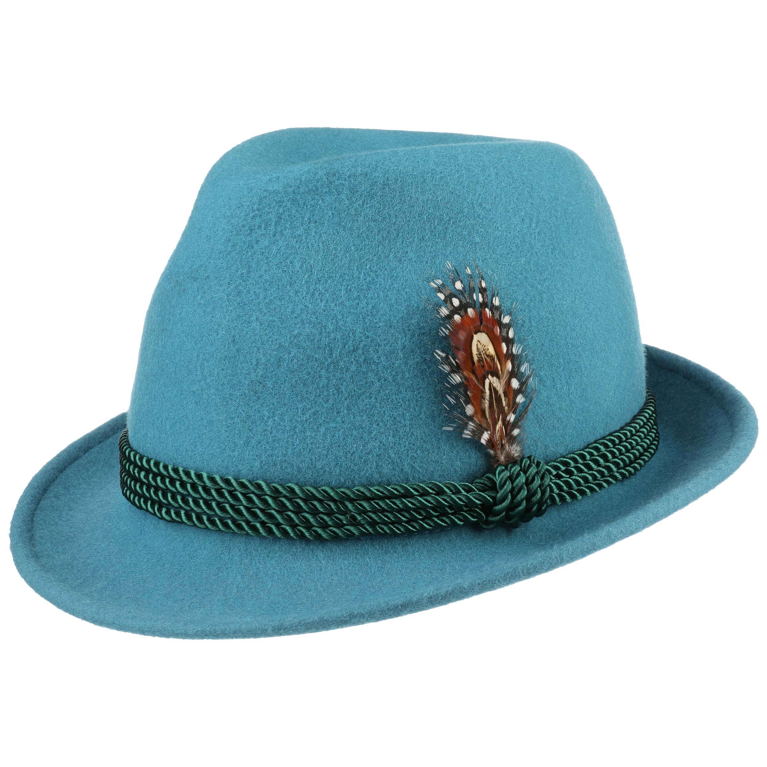 Classic Tyrolean Wool Felt Hat by Lipodo - £35.95
