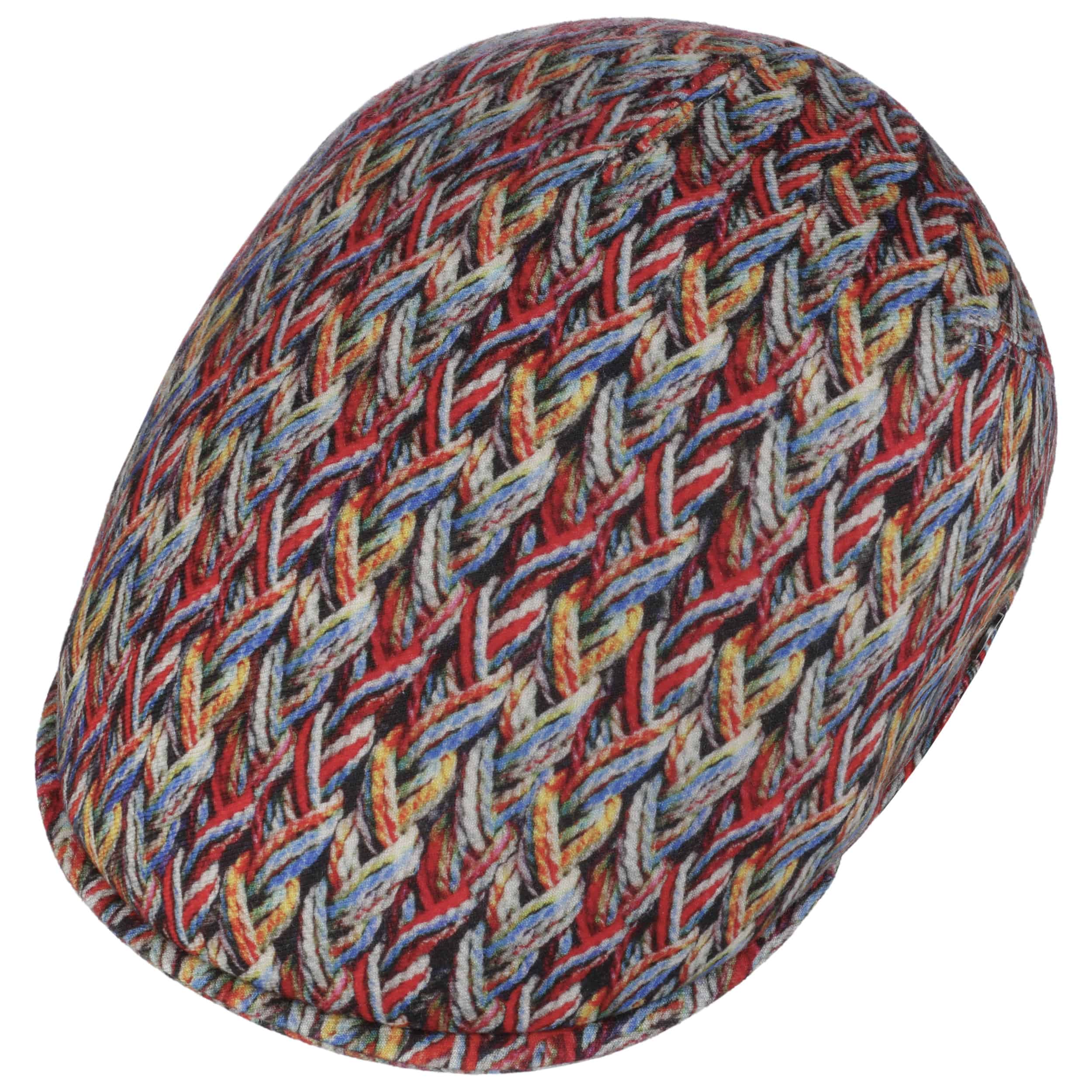 Colour Cable Knit Flat Cap by Lierys - £76.95