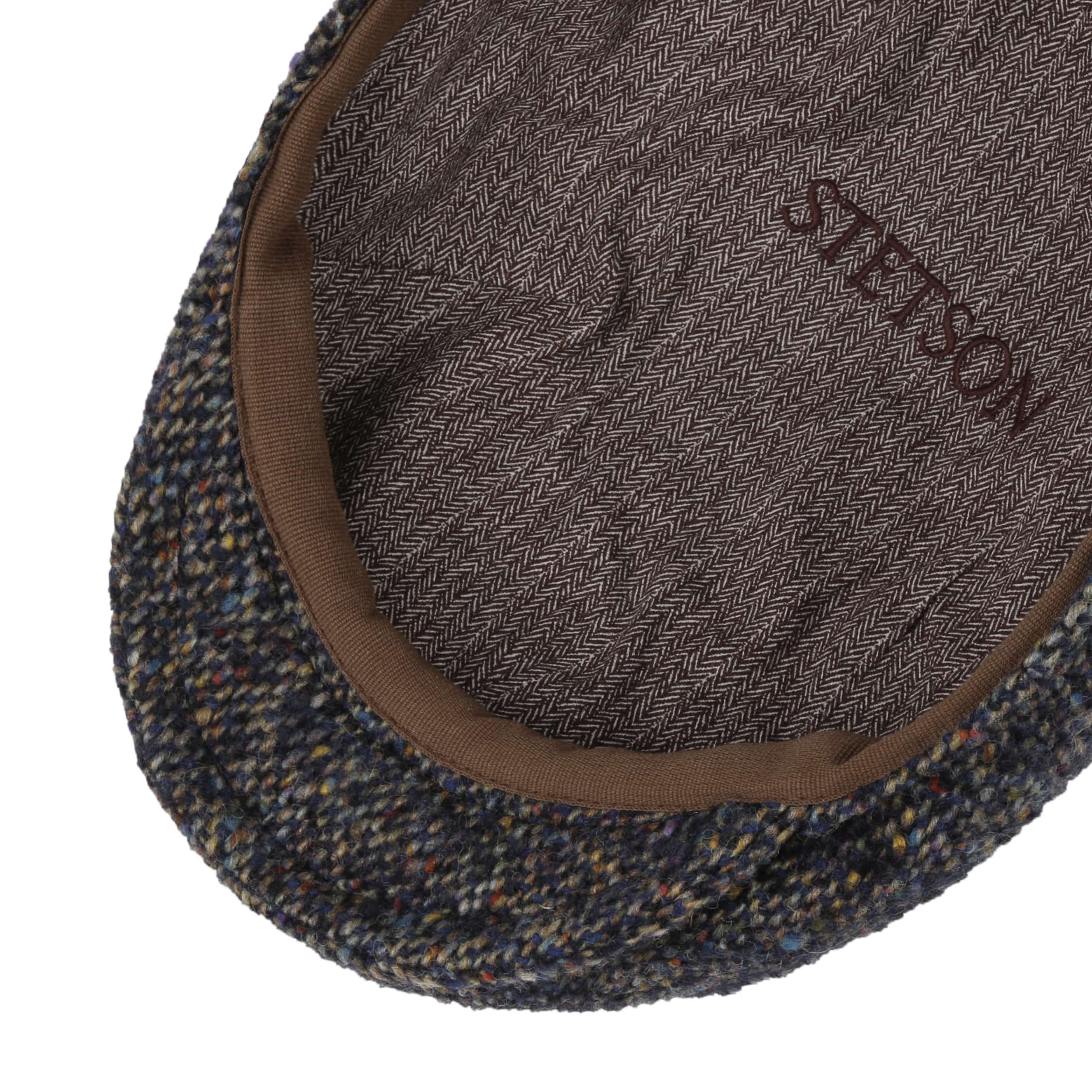 Colour Spots Driver Flat Cap by Stetson - £119.00