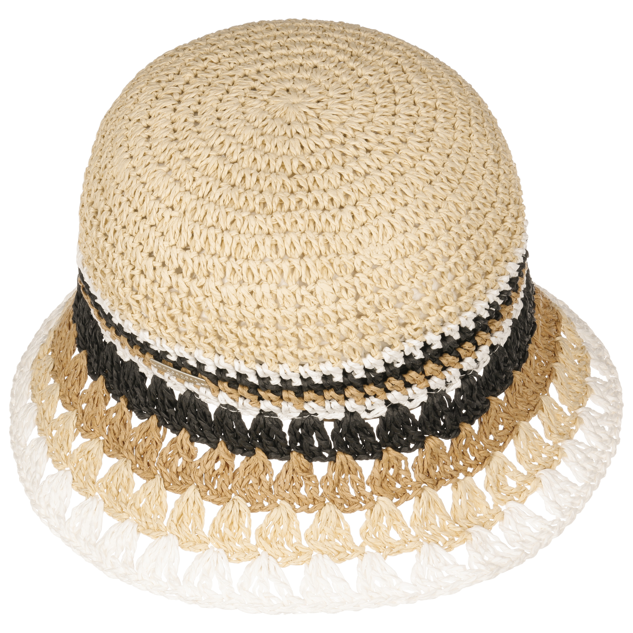 Coloured Brim Straw Hat by Seeberger - 43,95