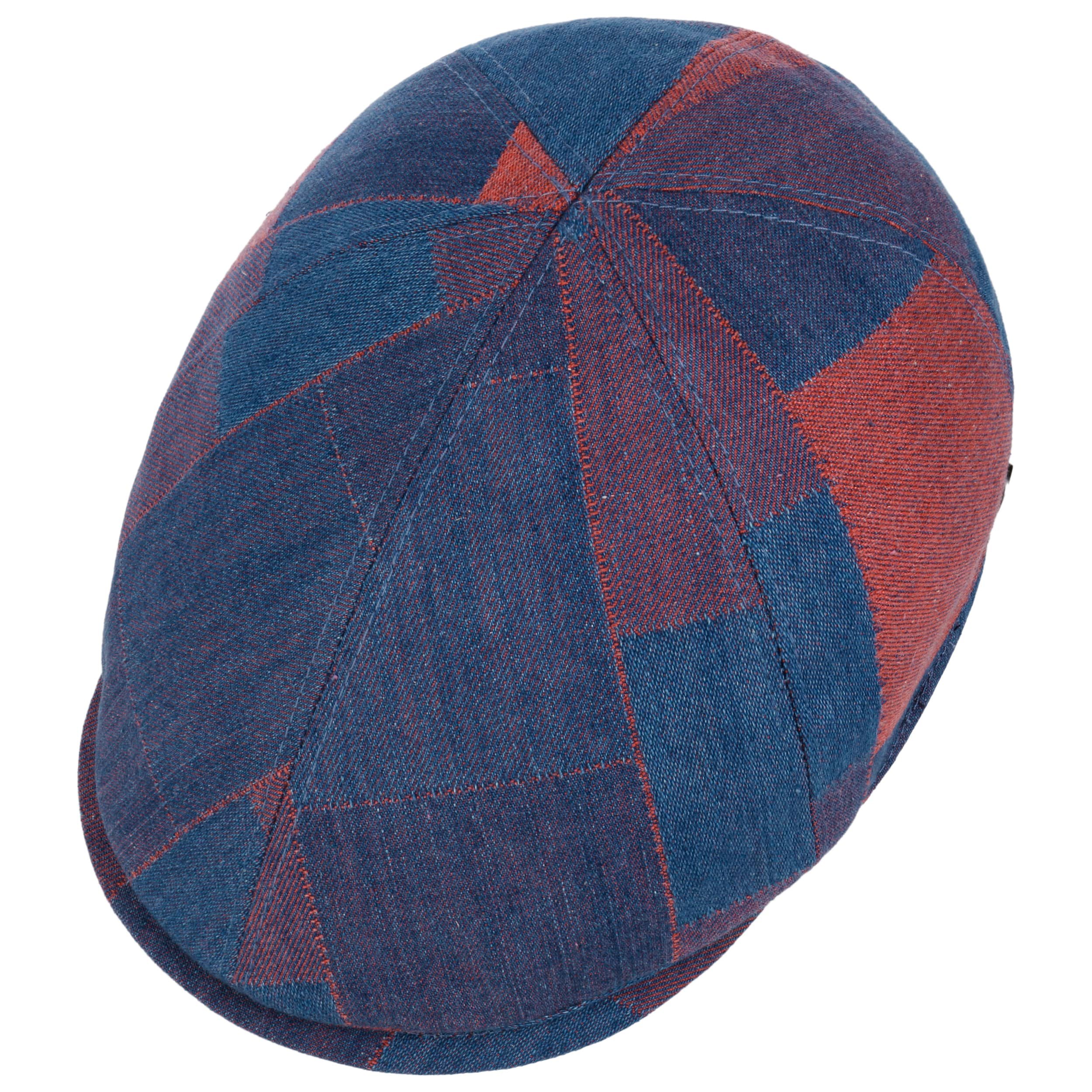 Coloured Patches Flat Cap by Lierys - £53.95