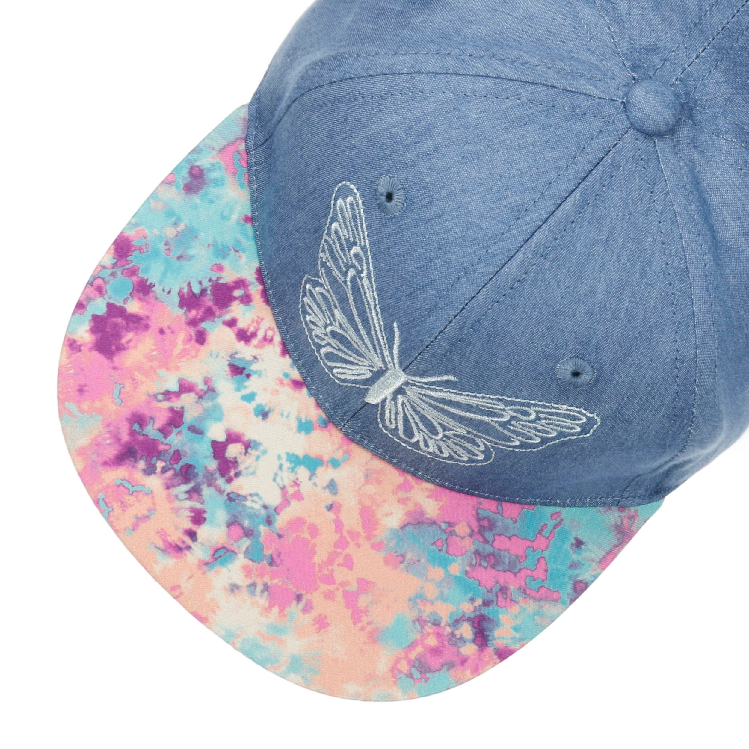 Coloured Peak Butterfly Girls Cap by maximo --> Online Hat Shop in the ...