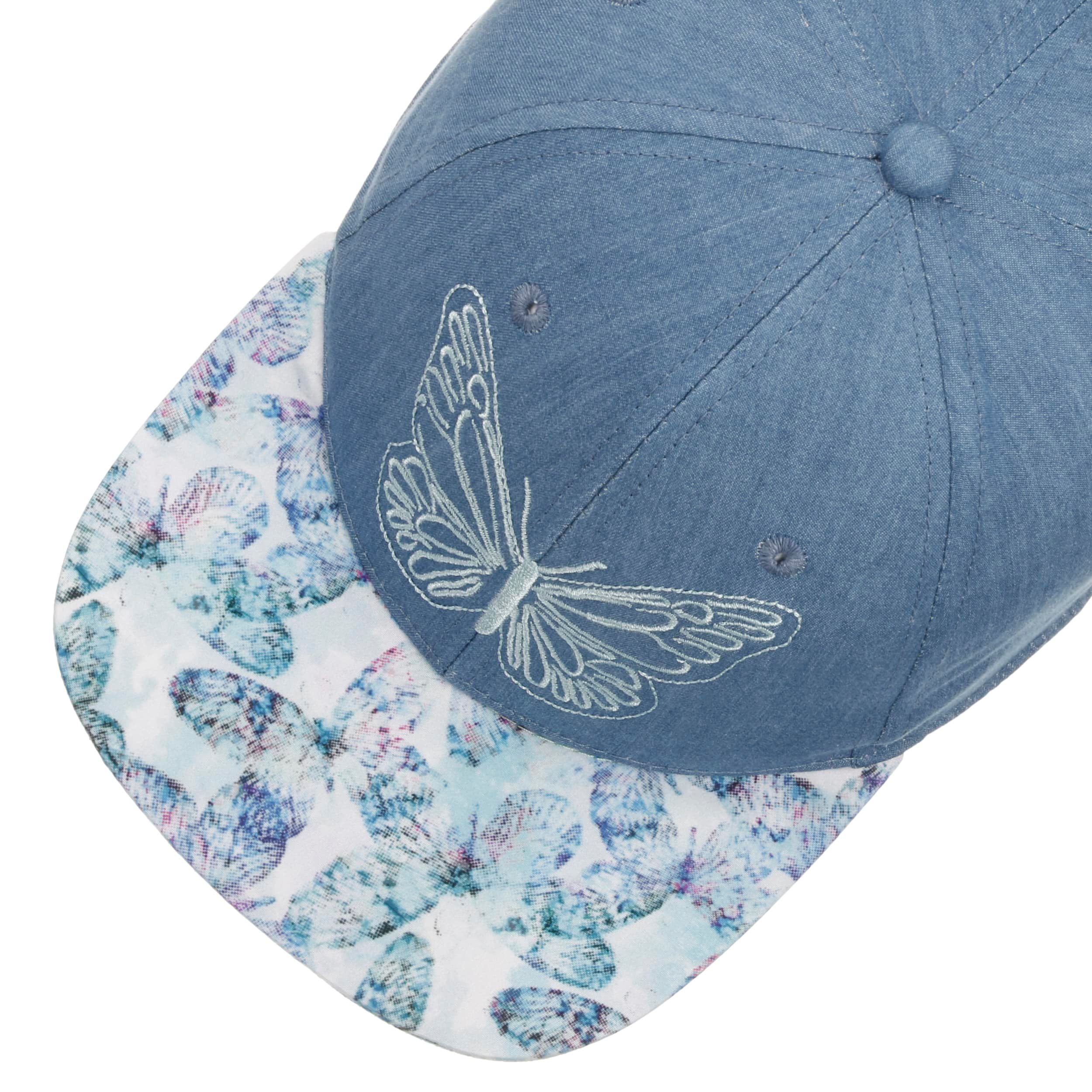Coloured Peak Butterfly Girls Cap by maximo --> Online Hat Shop in the ...