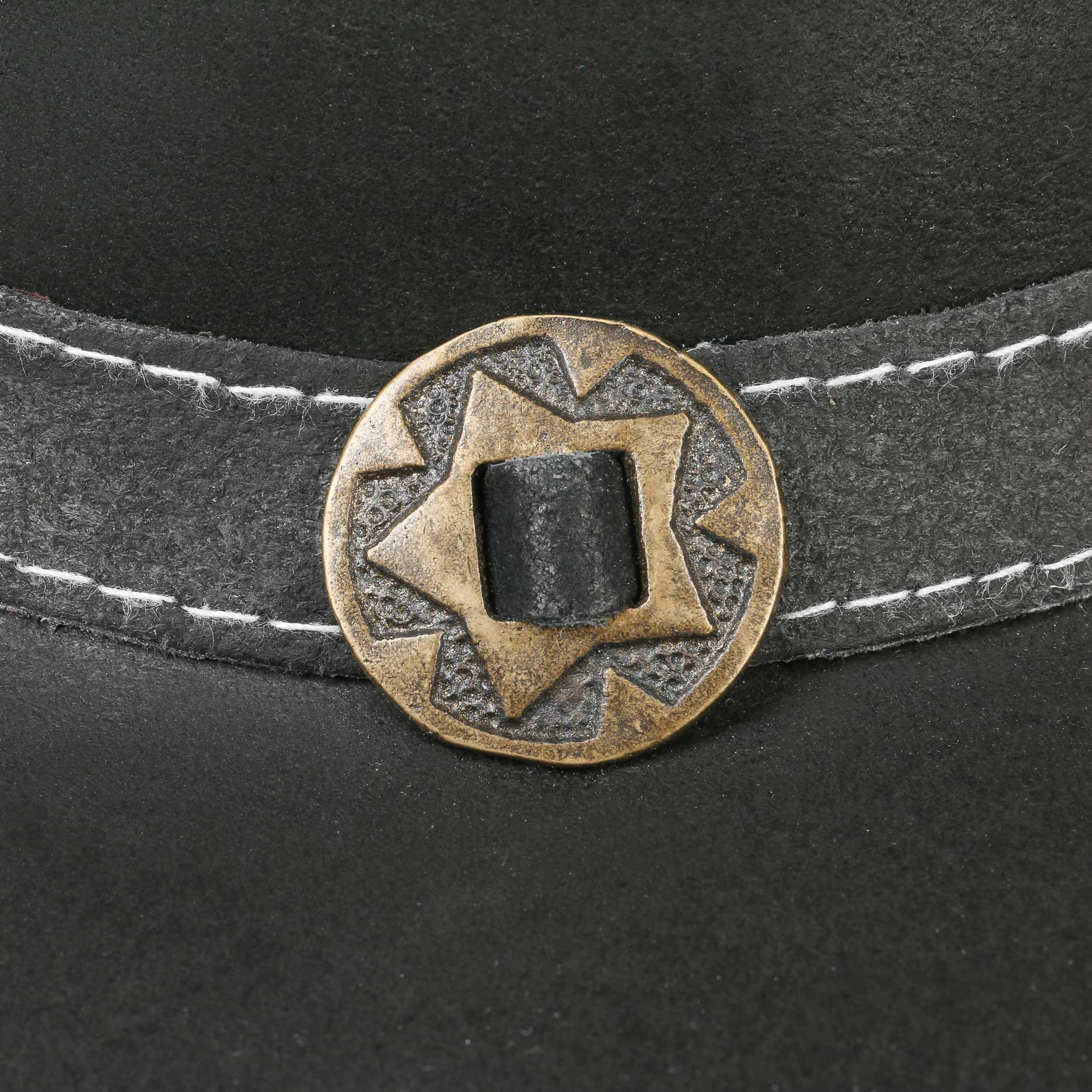 Concho Leather Hat by Scippis - £53.95