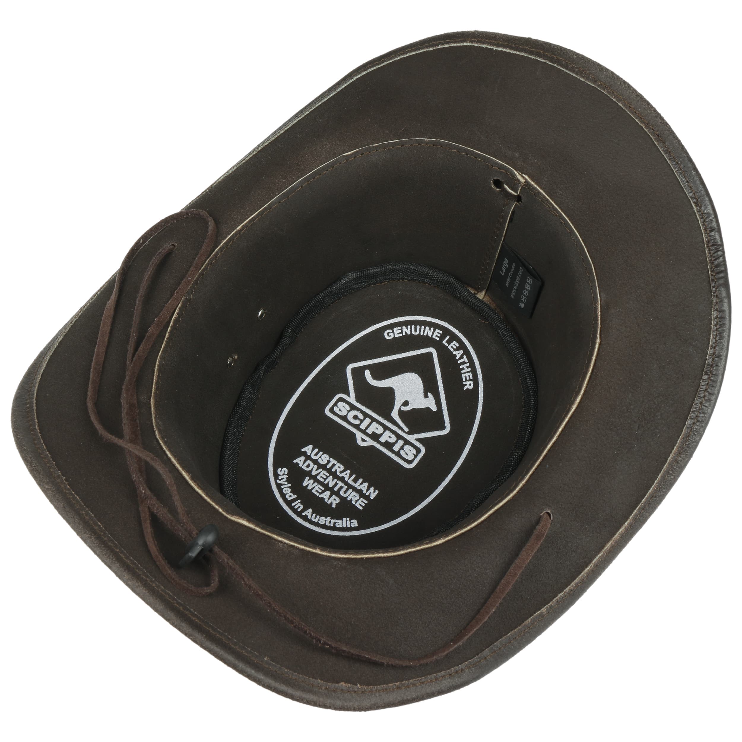 Concho Leather Hat by Scippis - £53.95