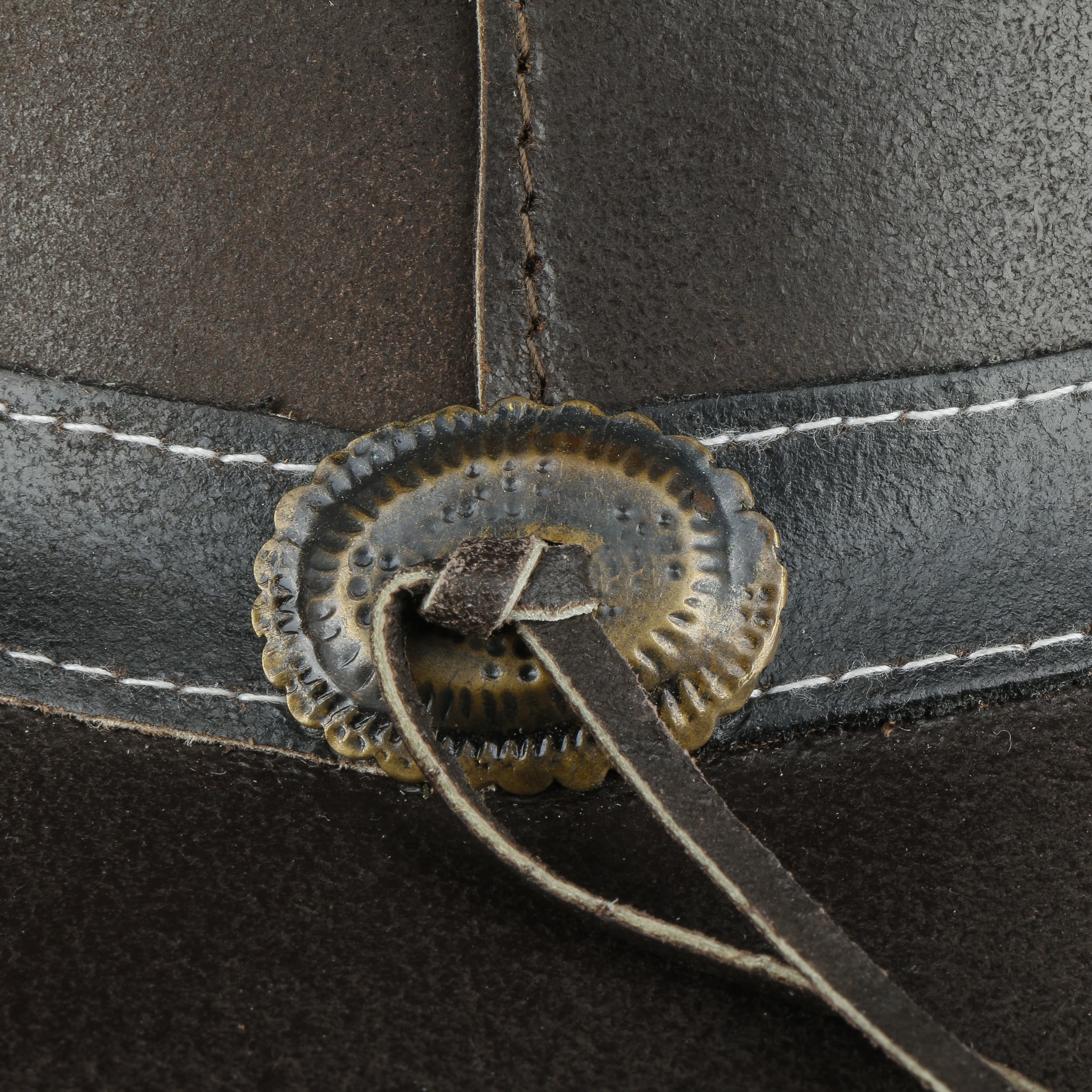 Concho Leather Hat by Scippis - £53.95