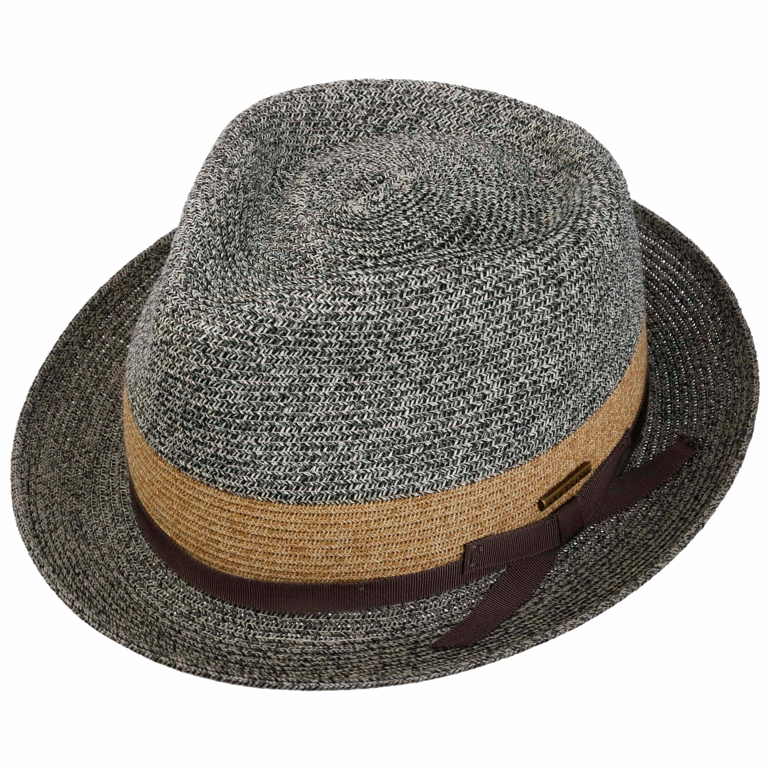 Contrast Brim Player Toyo Straw Hat by Stetson - £59.00