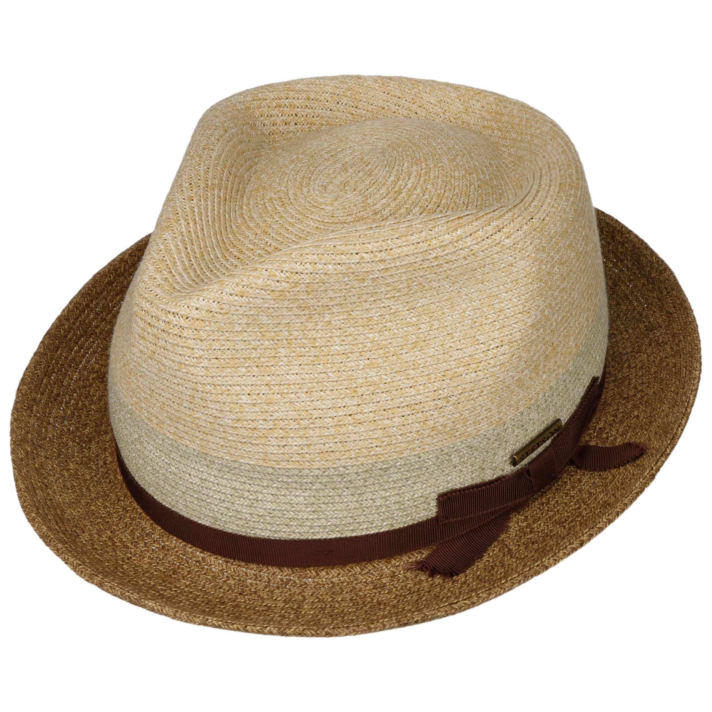 Contrast Brim Player Toyo Straw Hat by Stetson - £59.00