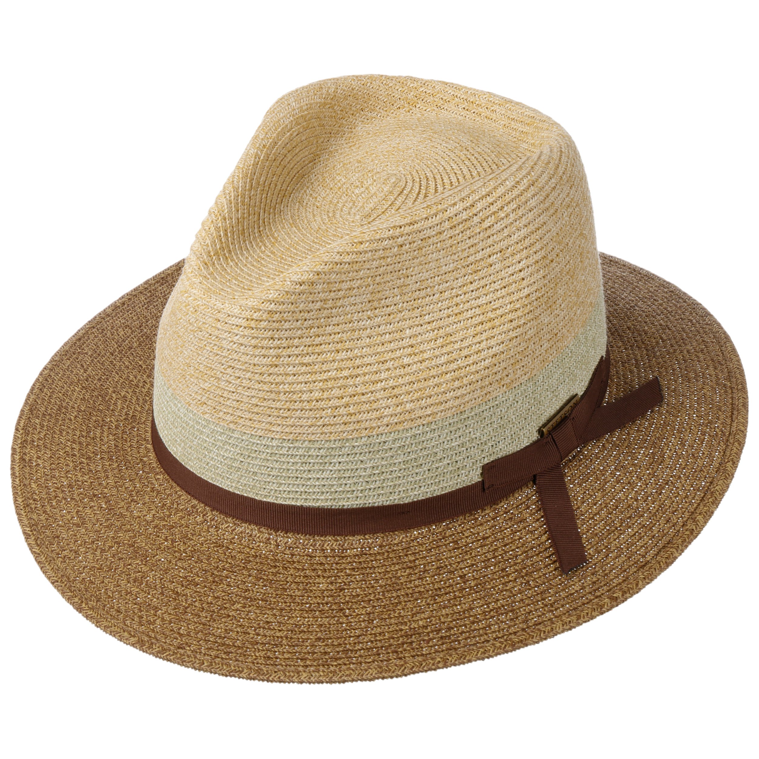 Contrast Brim Toyo Straw Hat by Stetson - £79.00