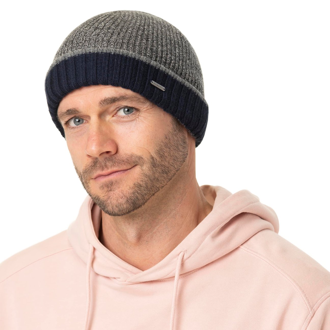 Contrast Edge Wool Beanie Hat by bugatti - £53.95