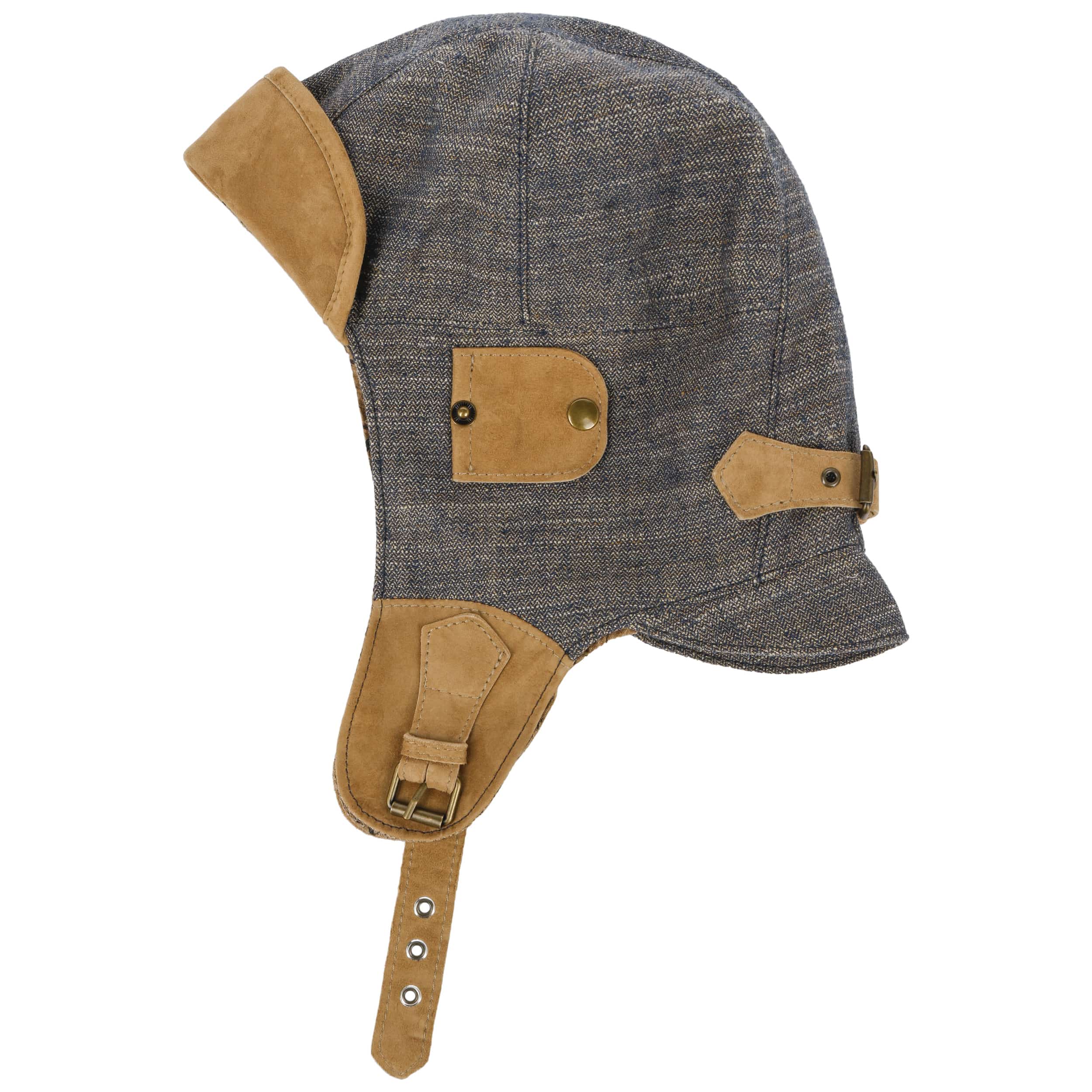 Convertible Herringbone Aviator Hat by Stetson - £149.00