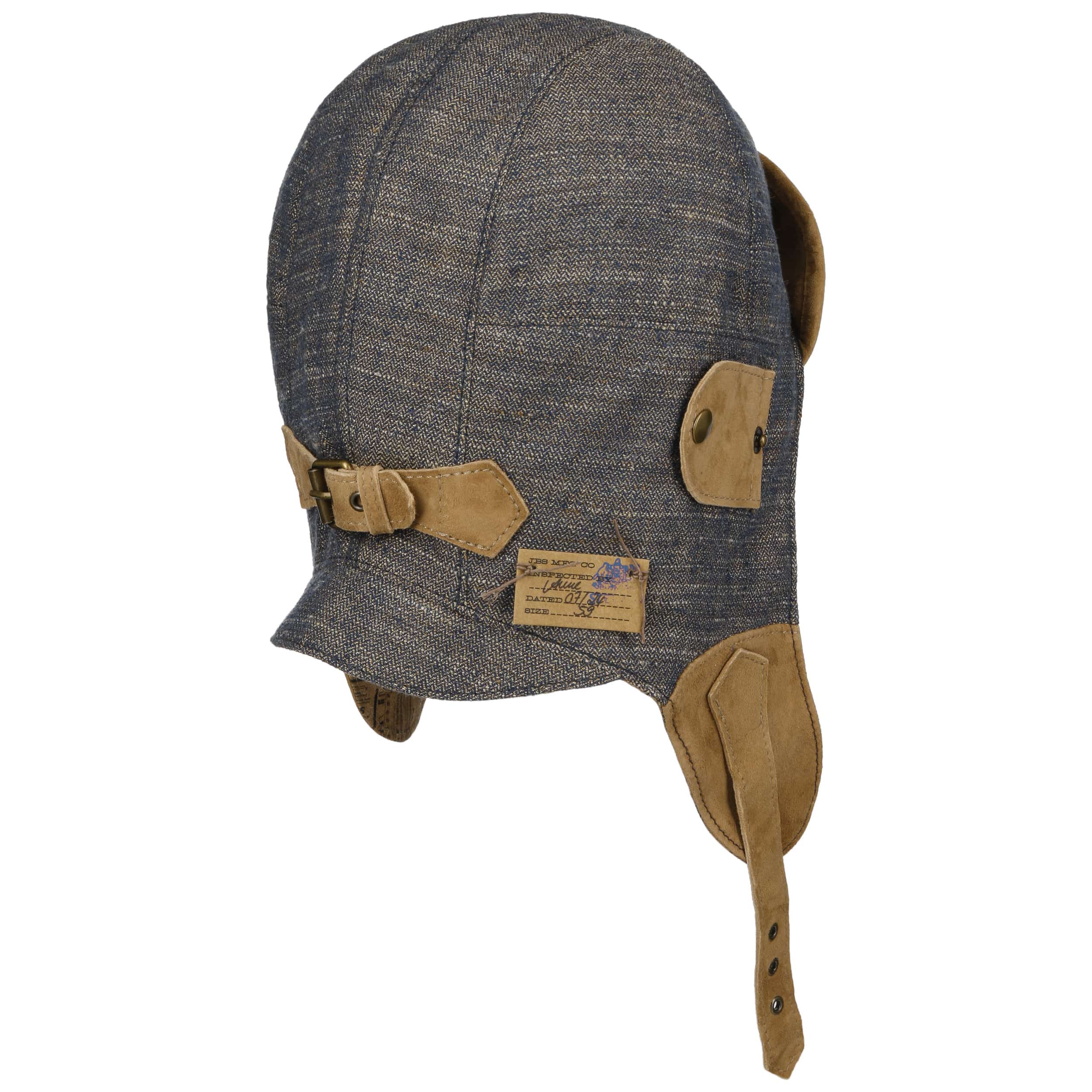 Convertible Herringbone Aviator Hat by Stetson - £149.00