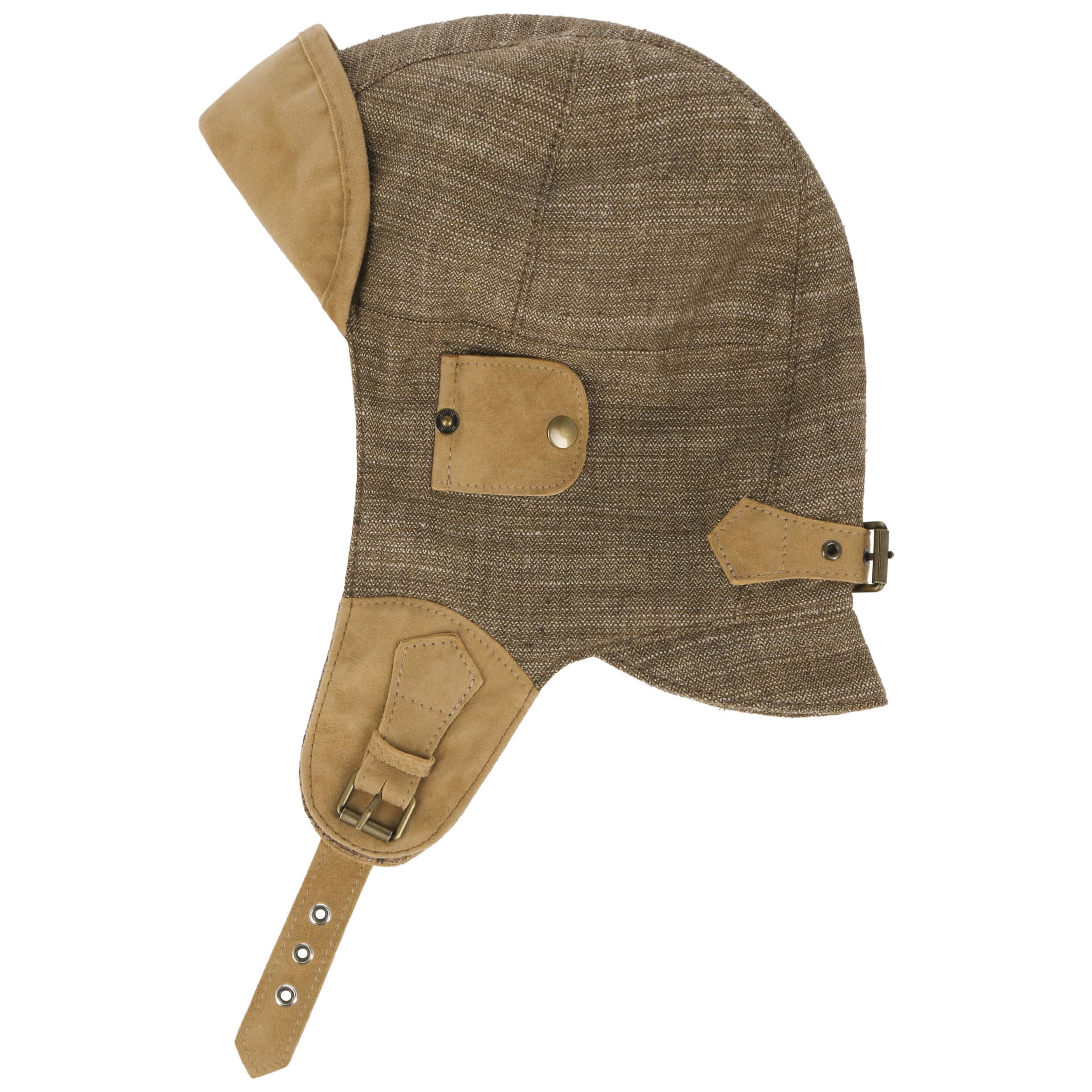 Convertible Herringbone Aviator Hat by Stetson - £149.00