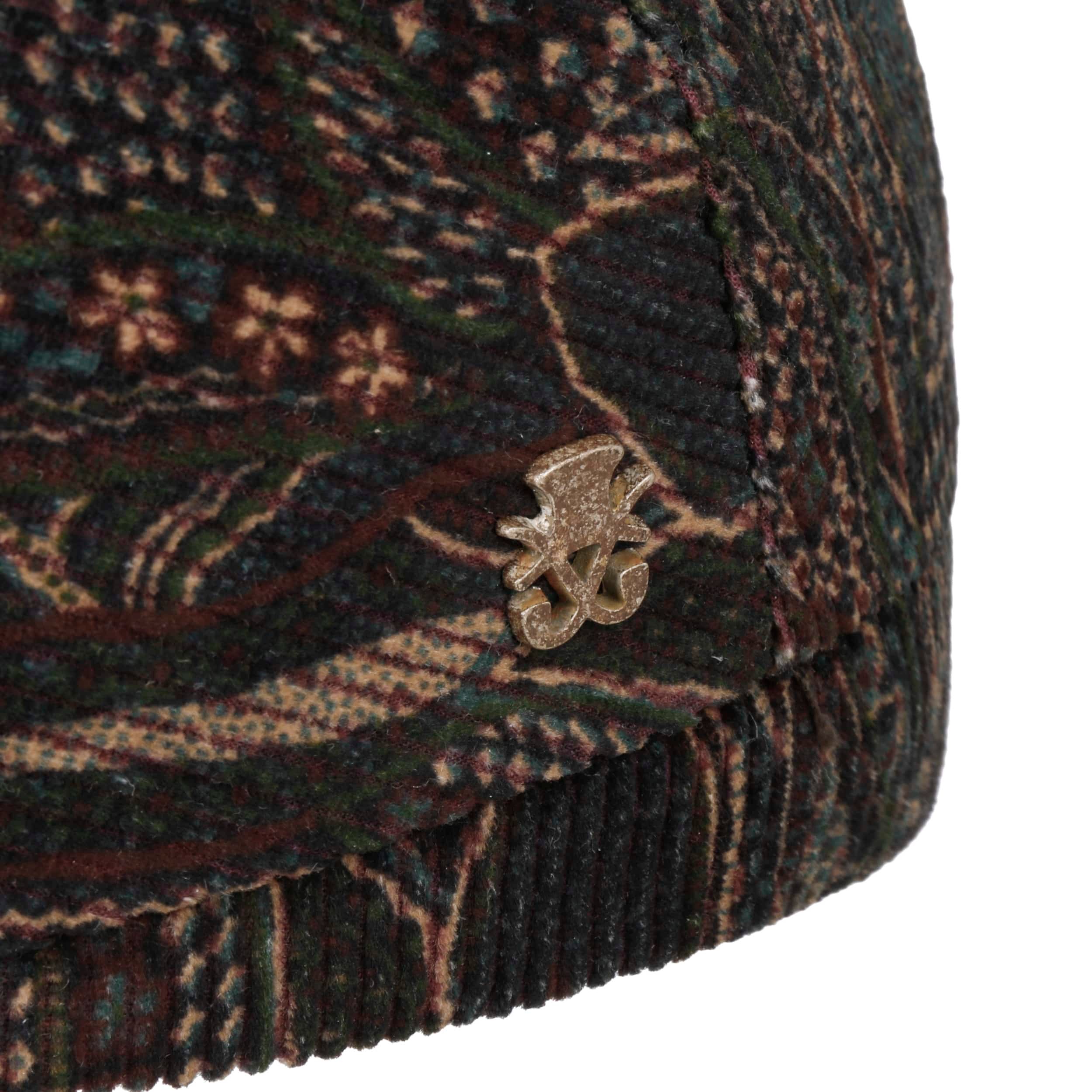 Corduroy Paisley Flat Cap Zechbauer by Mayser --> Shop Hats, Beanies ...