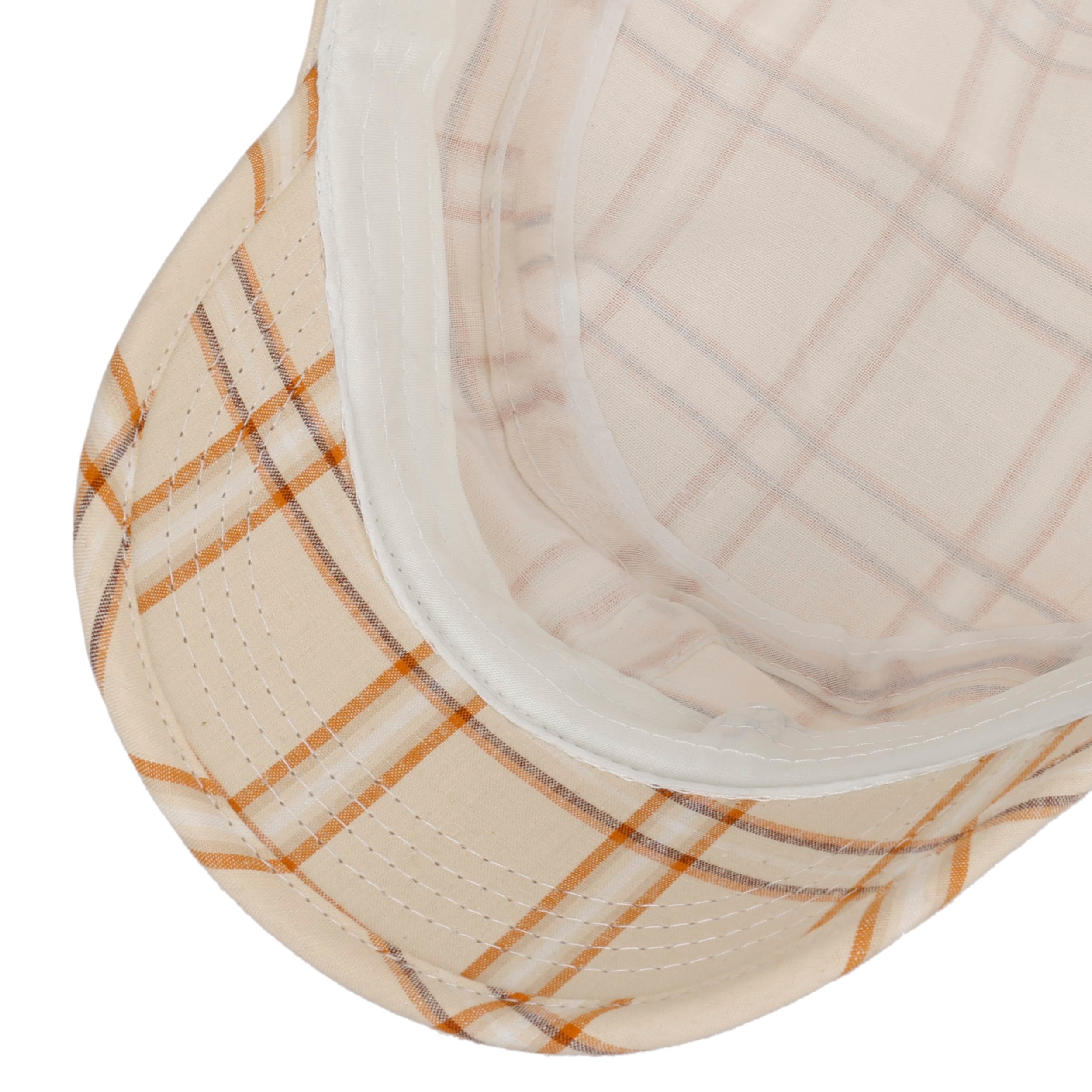 Cotton Check Army Cap by Lipodo - £14.95