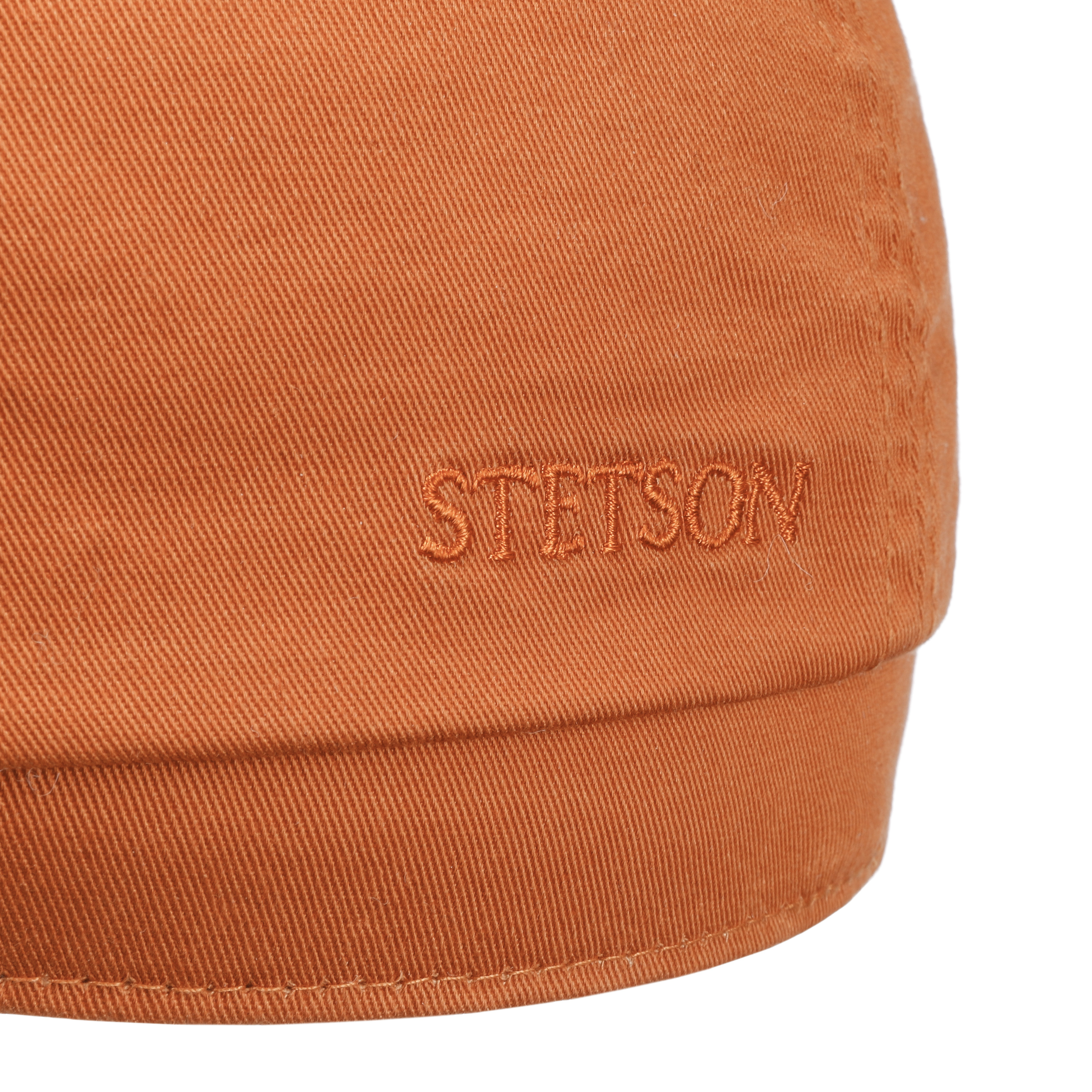 Cotton Twill Flat Cap by Stetson - £69.00