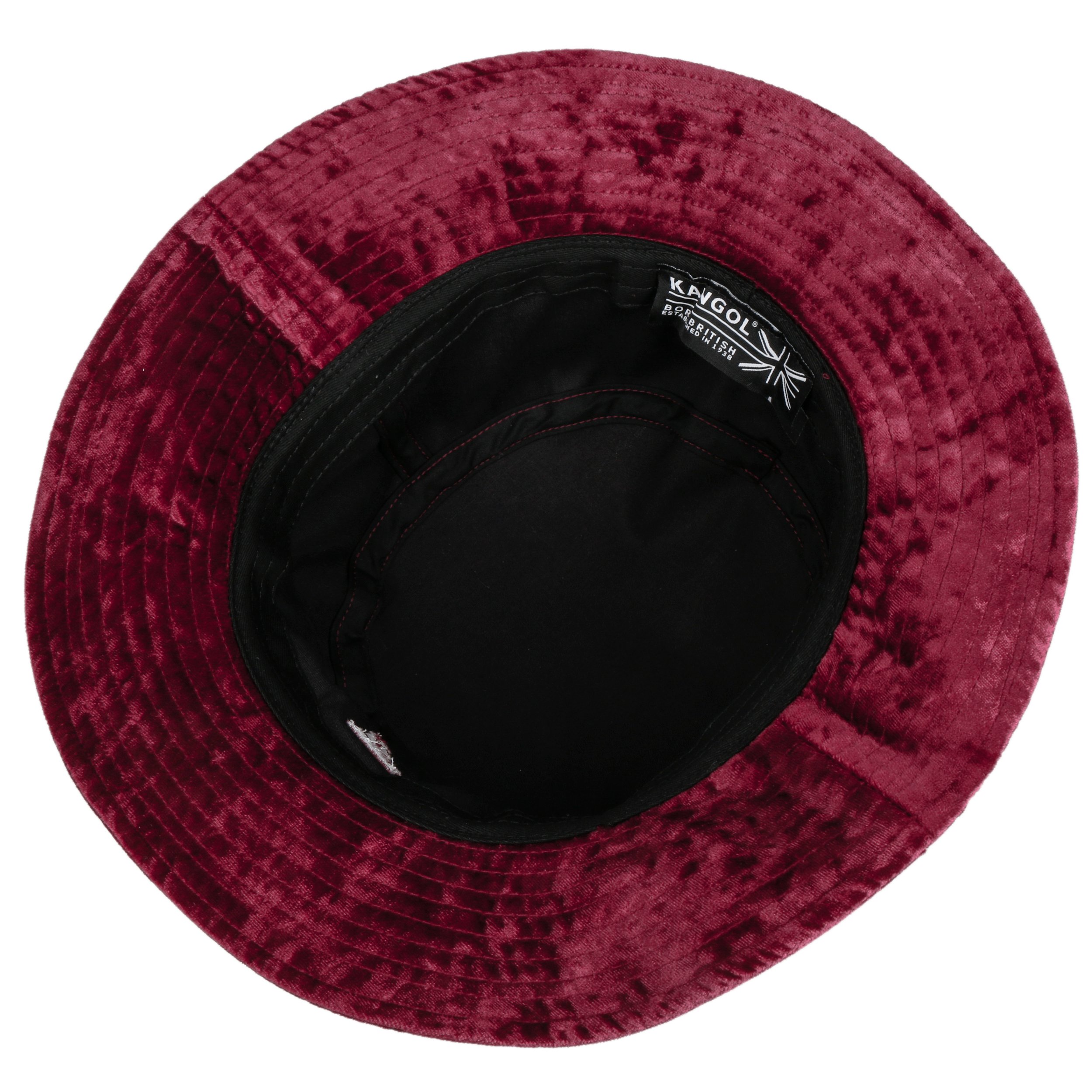 Crashed Velvet Rap Bucket Cloth Hat by Kangol - £38.95