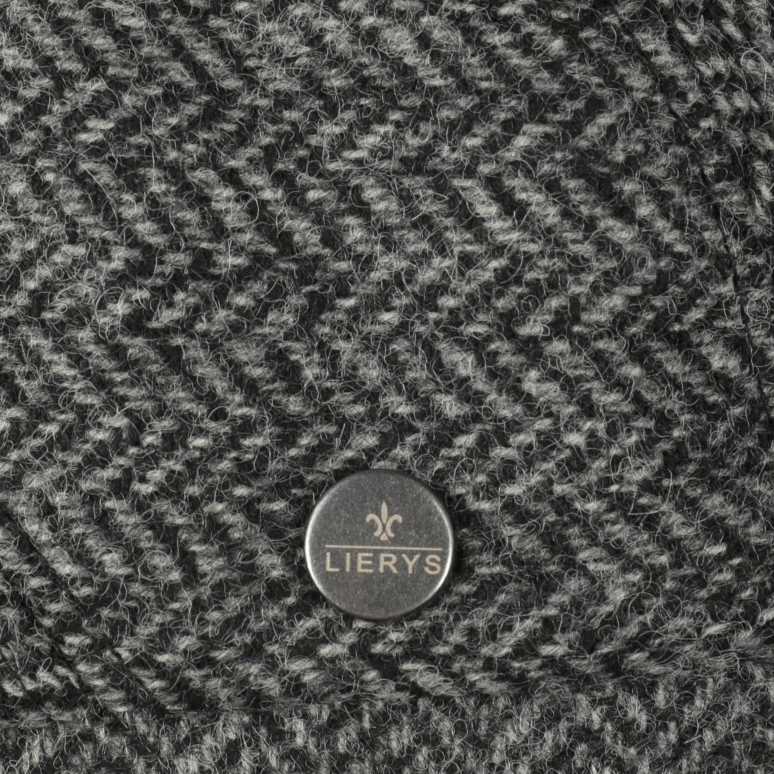 Crimson Wool Herringbone Flat Cap by Lierys - £62.95