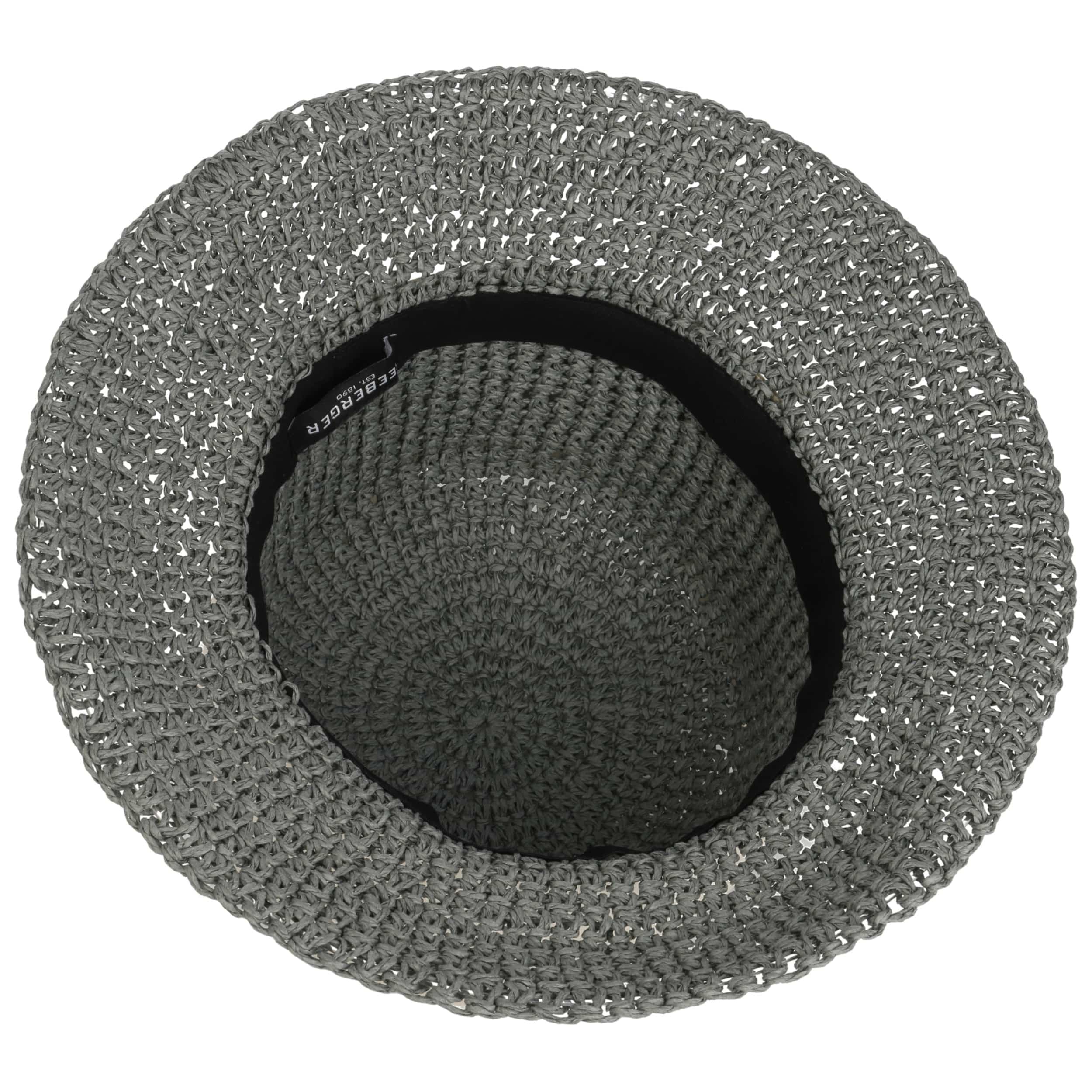 Crochet Cloche Straw Hat by Seeberger - £36.95