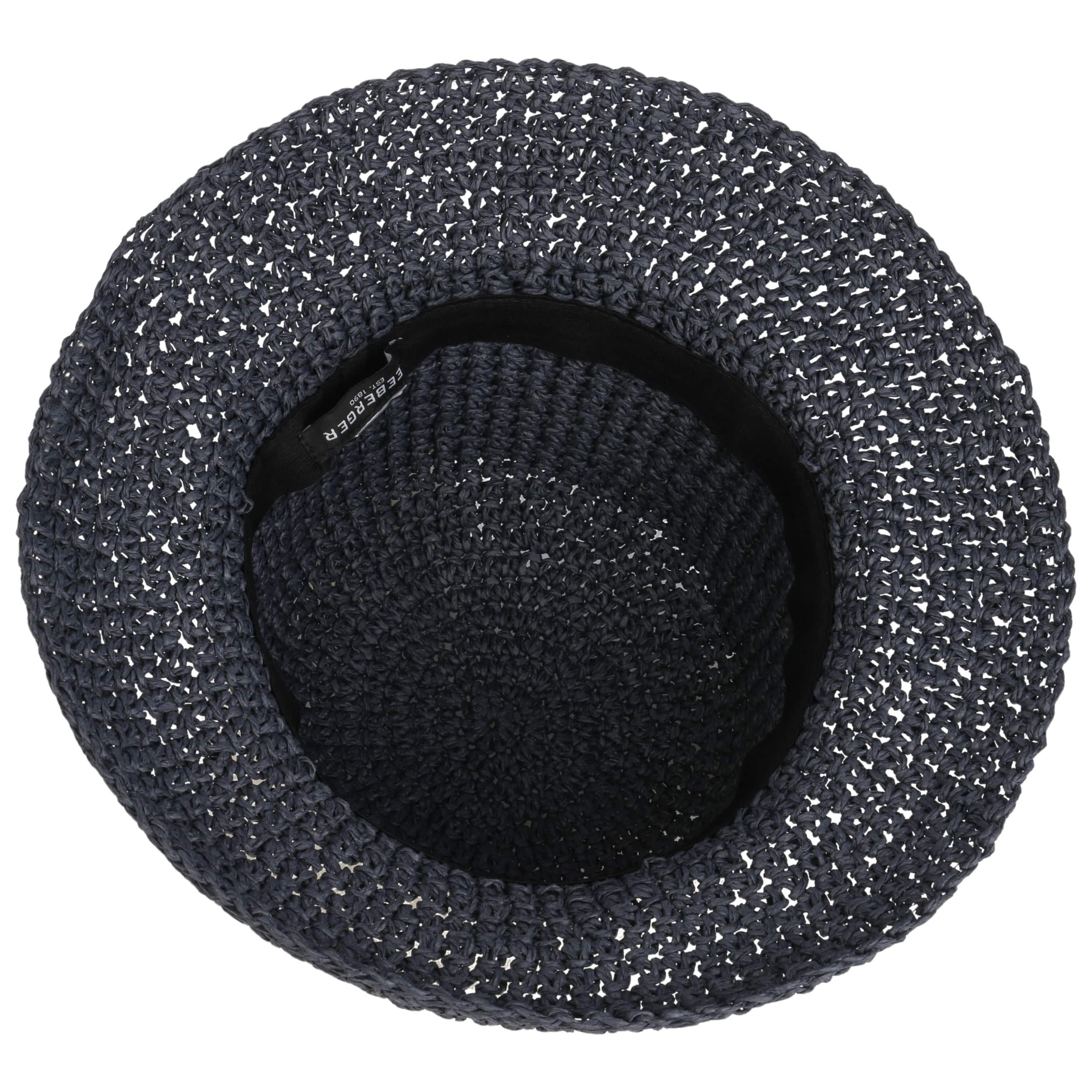 Crochet Cloche Straw Hat by Seeberger - £36.95