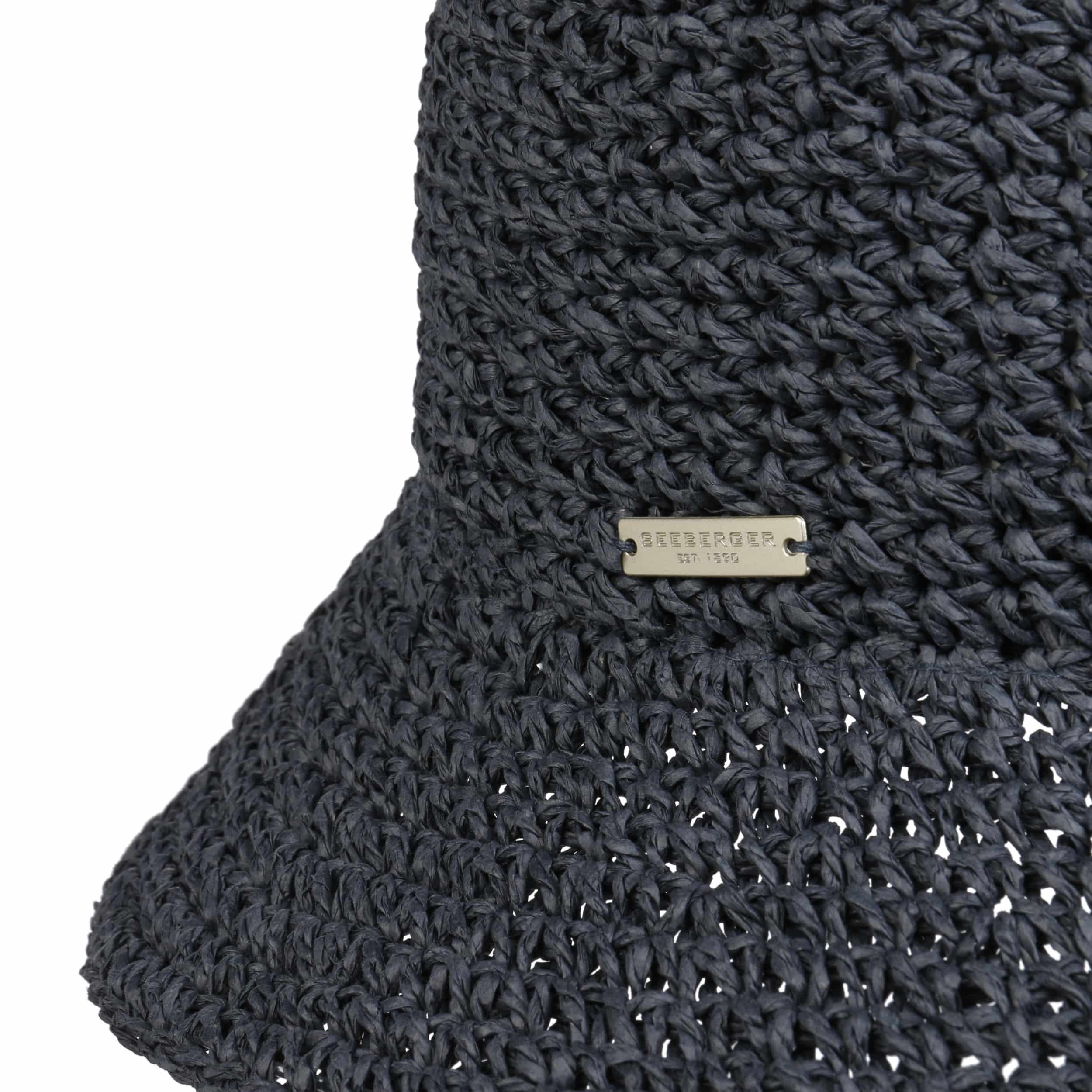 Crochet Cloche Straw Hat by Seeberger - £36.95