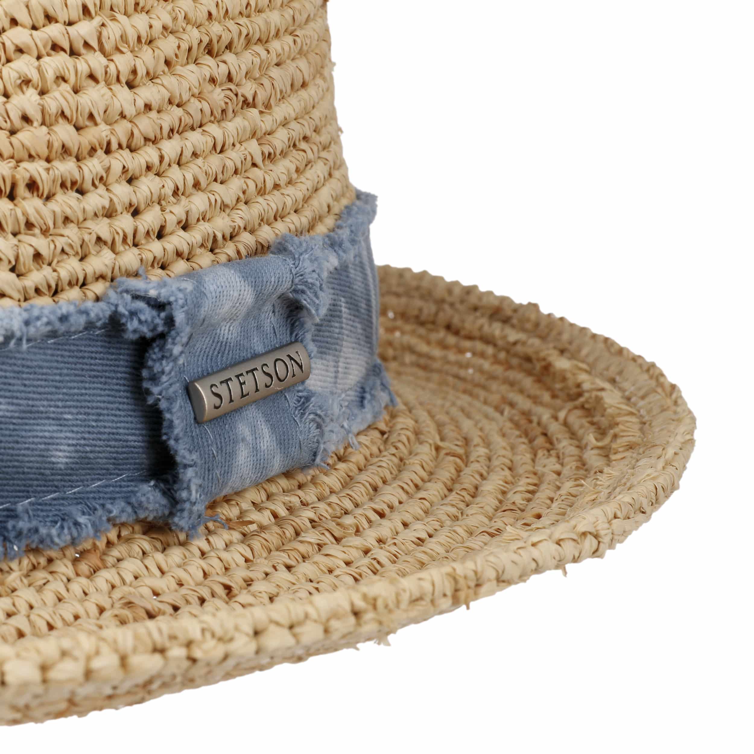Crochet Raffia Fedora Straw Hat by Stetson --> Shop Hats, Beanies ...