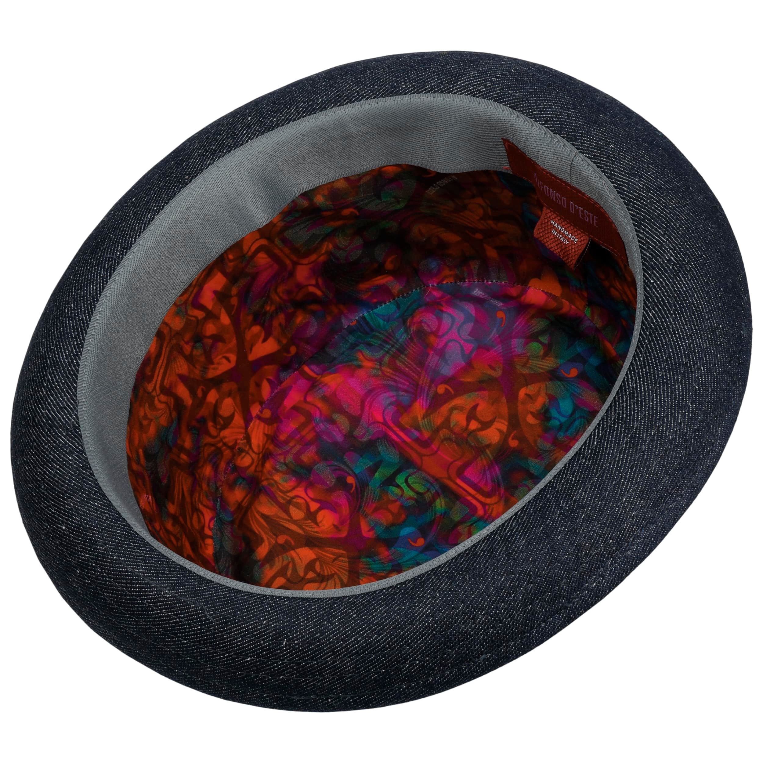 Damiano Pork Pie Cotton Hat by Alfonso D'Este - £116.95