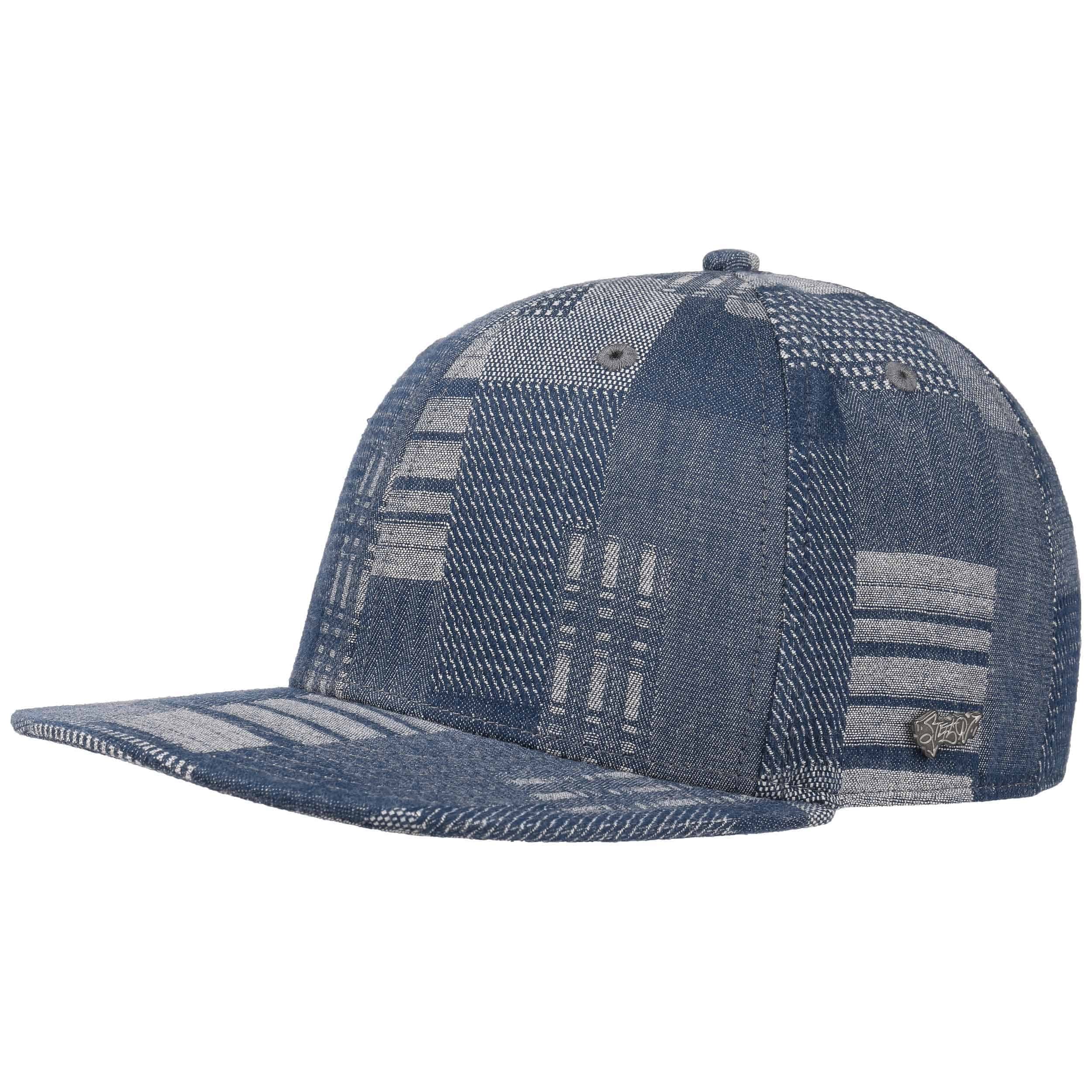 Denim Patchwork Baseball Cap by Stetson - £29.00