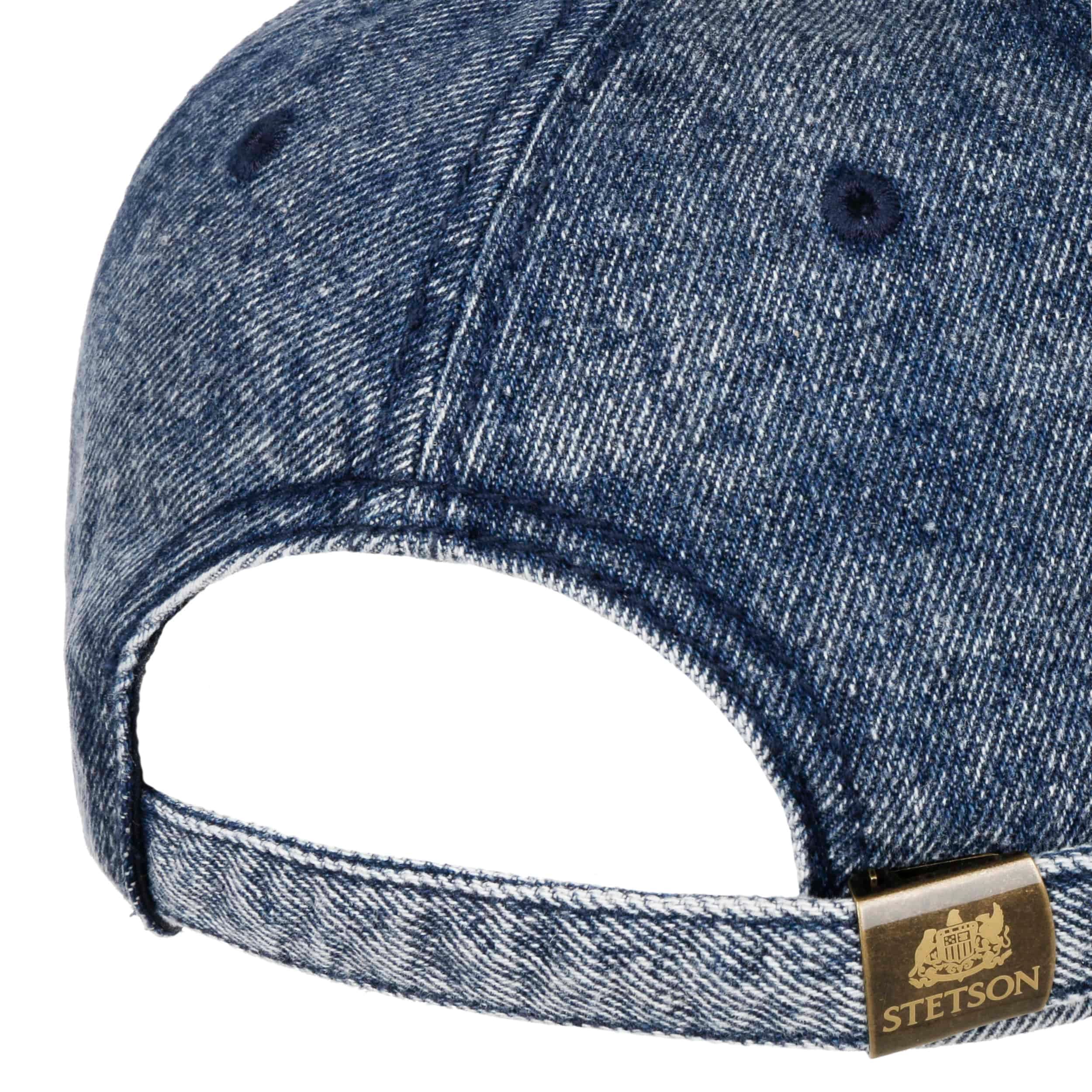 Denim Vintage Distressed Cap by Stetson - £69.00