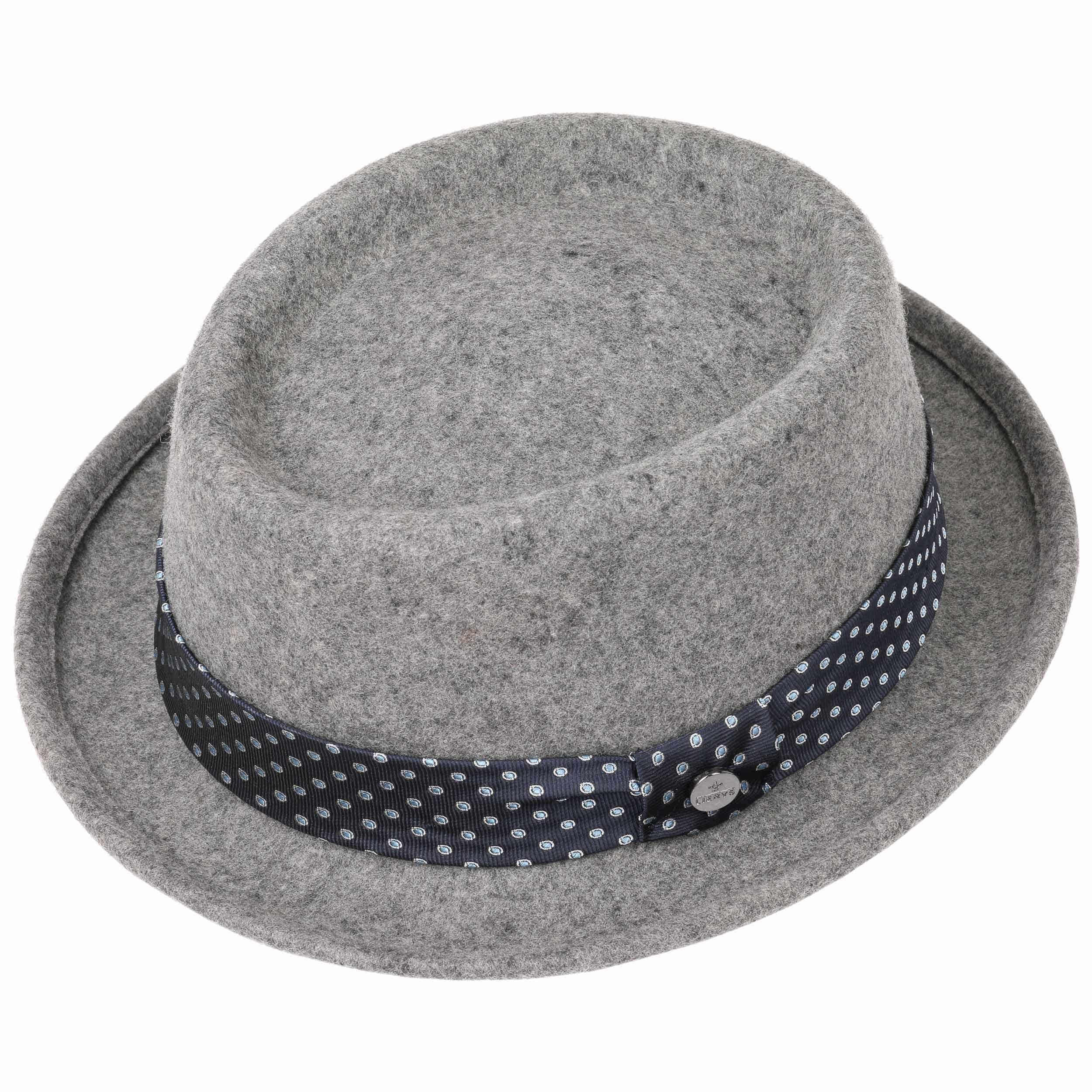 Dotted Ribbon Porkpie Hat by Lierys - £62.95