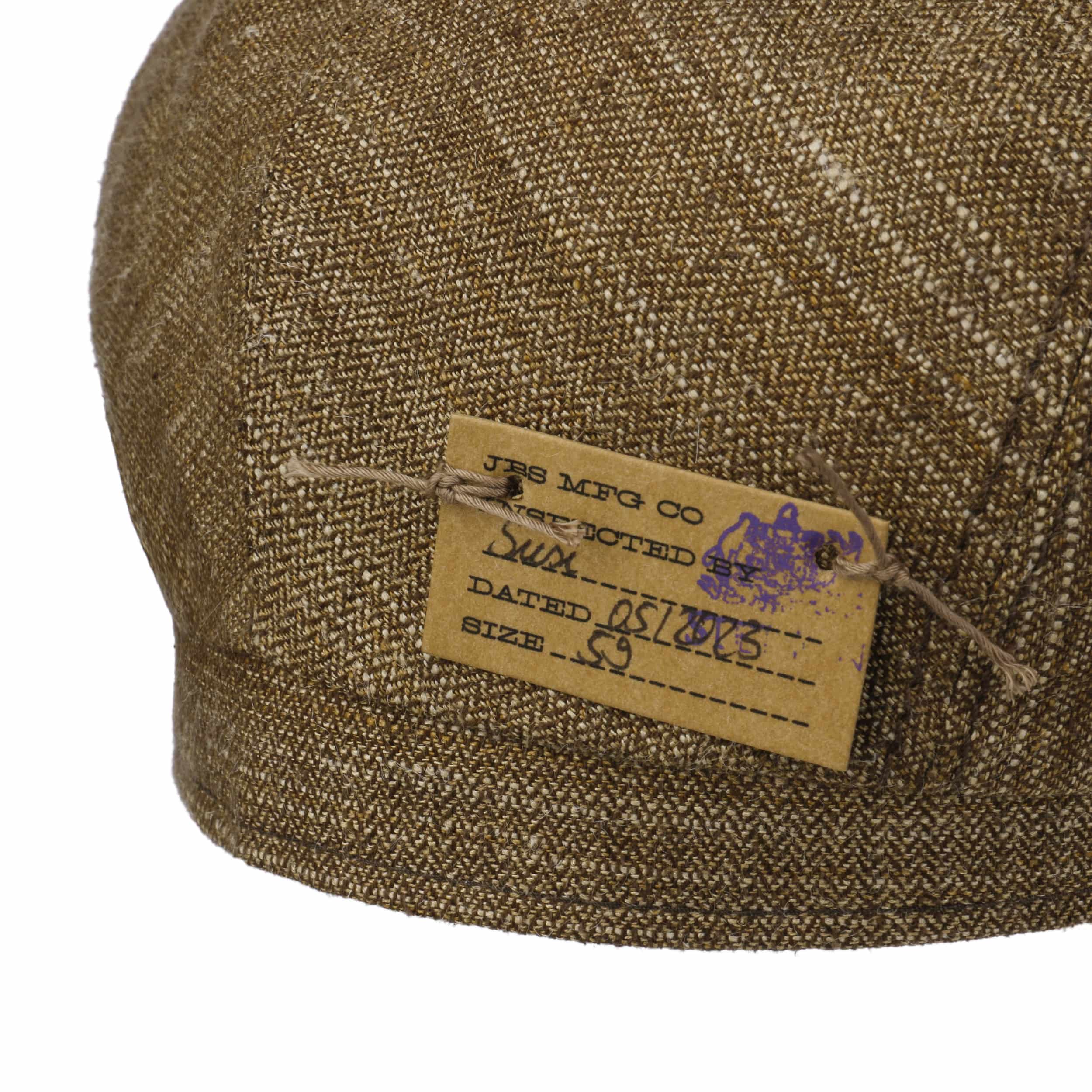 Driver Cap Leinen/Seide Herringbone by Stetson --> Shop Hats, Beanies ...
