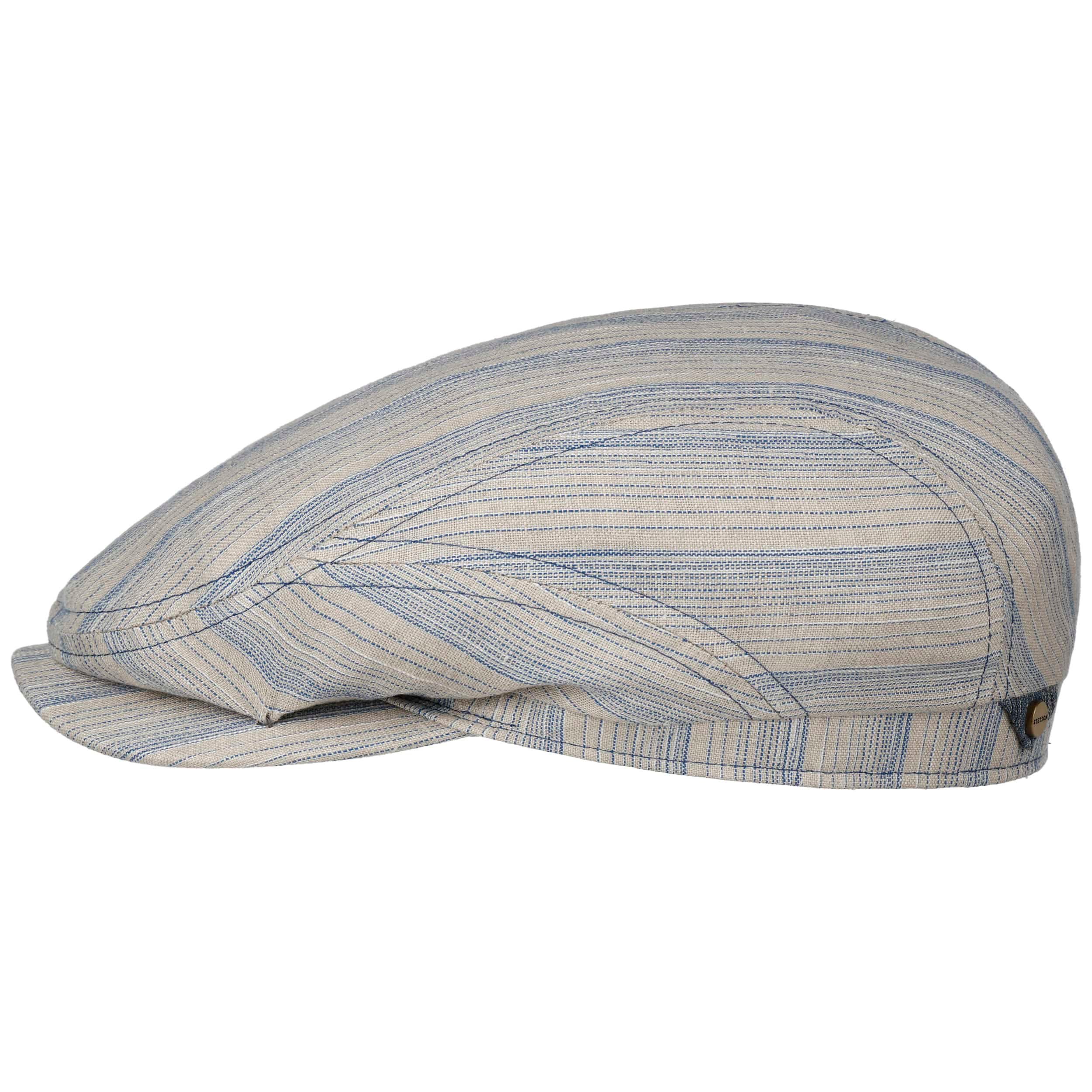 Driver Cap Linen Stripe by Stetson - £119.00