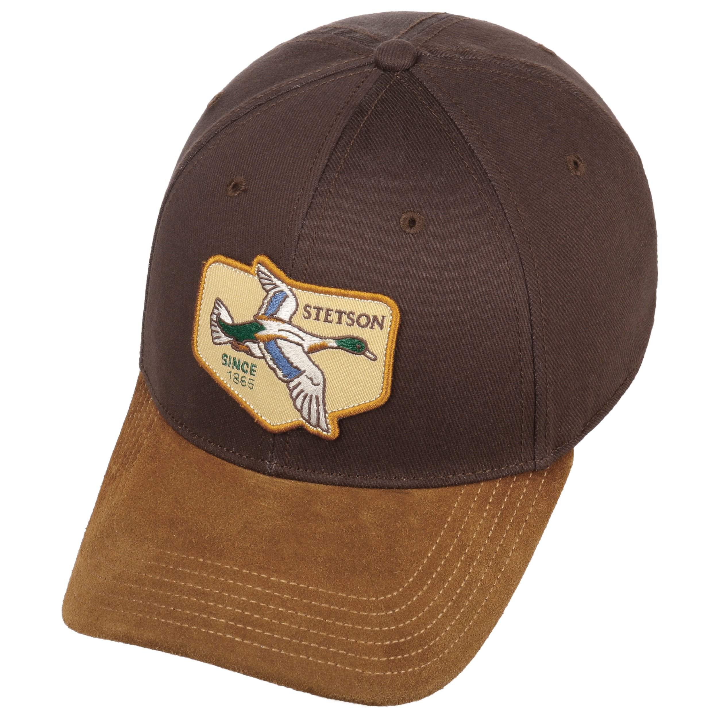 Duck Cap with Leather Visor by Stetson - £49.00