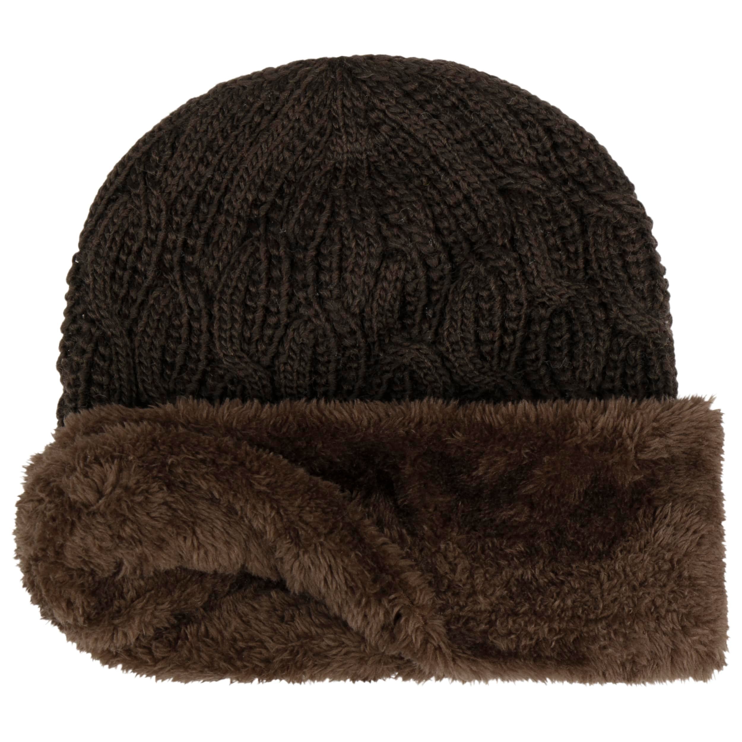 Faux Fur Cuff Knit Hat by Seeberger - £35.95