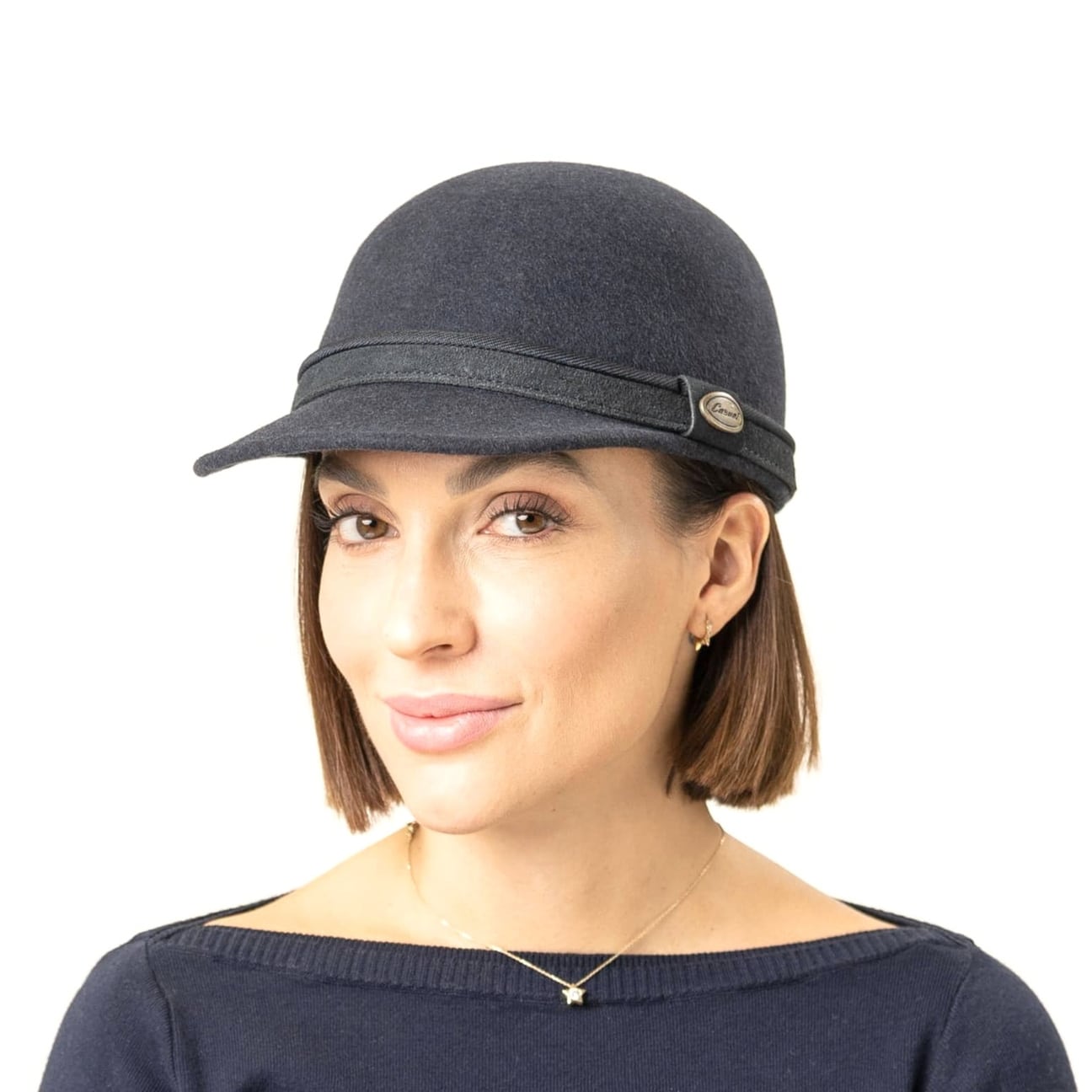 Felt Cap with Leather Band by Lierys - 52,95