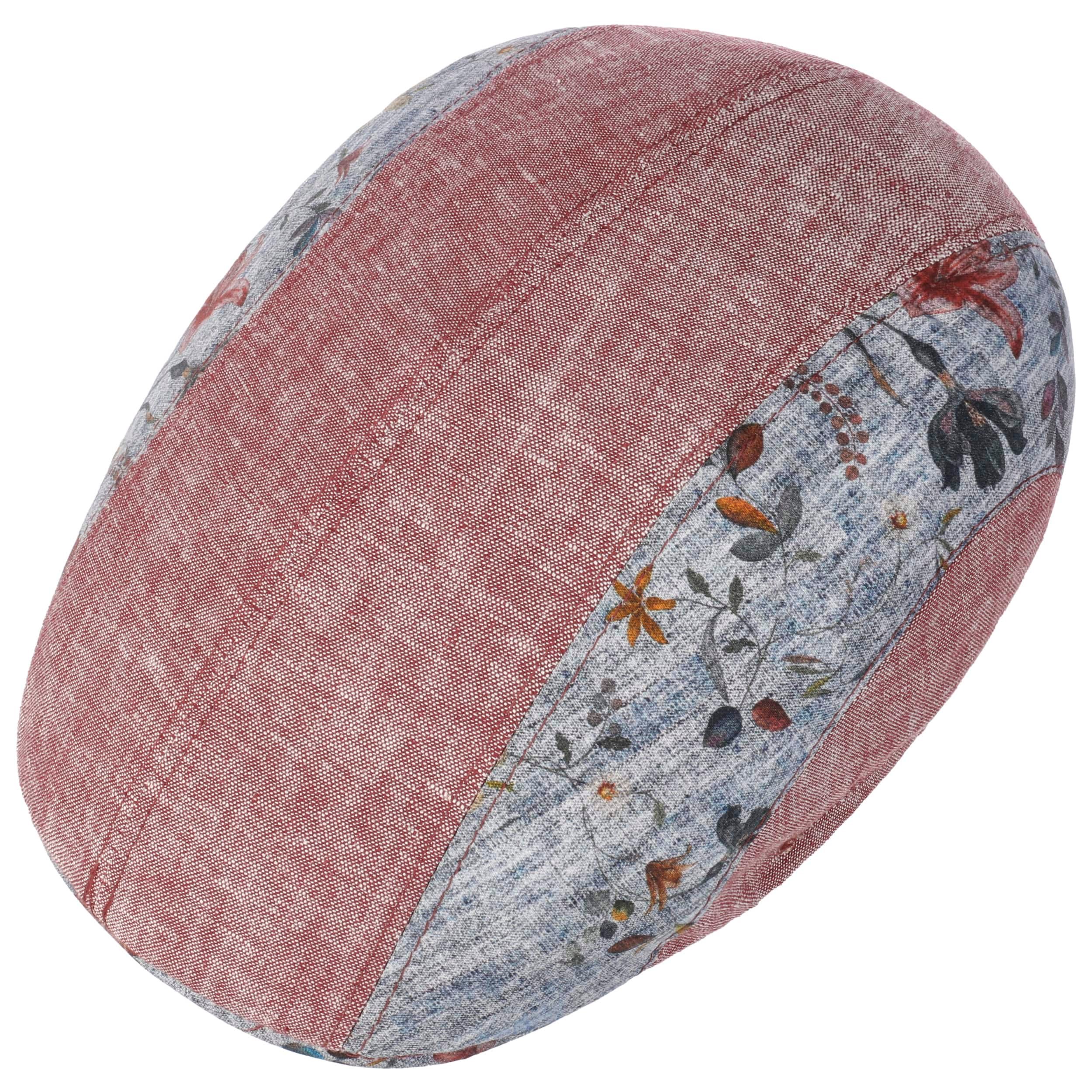Floral Side Panel Flat Cap - £48.95