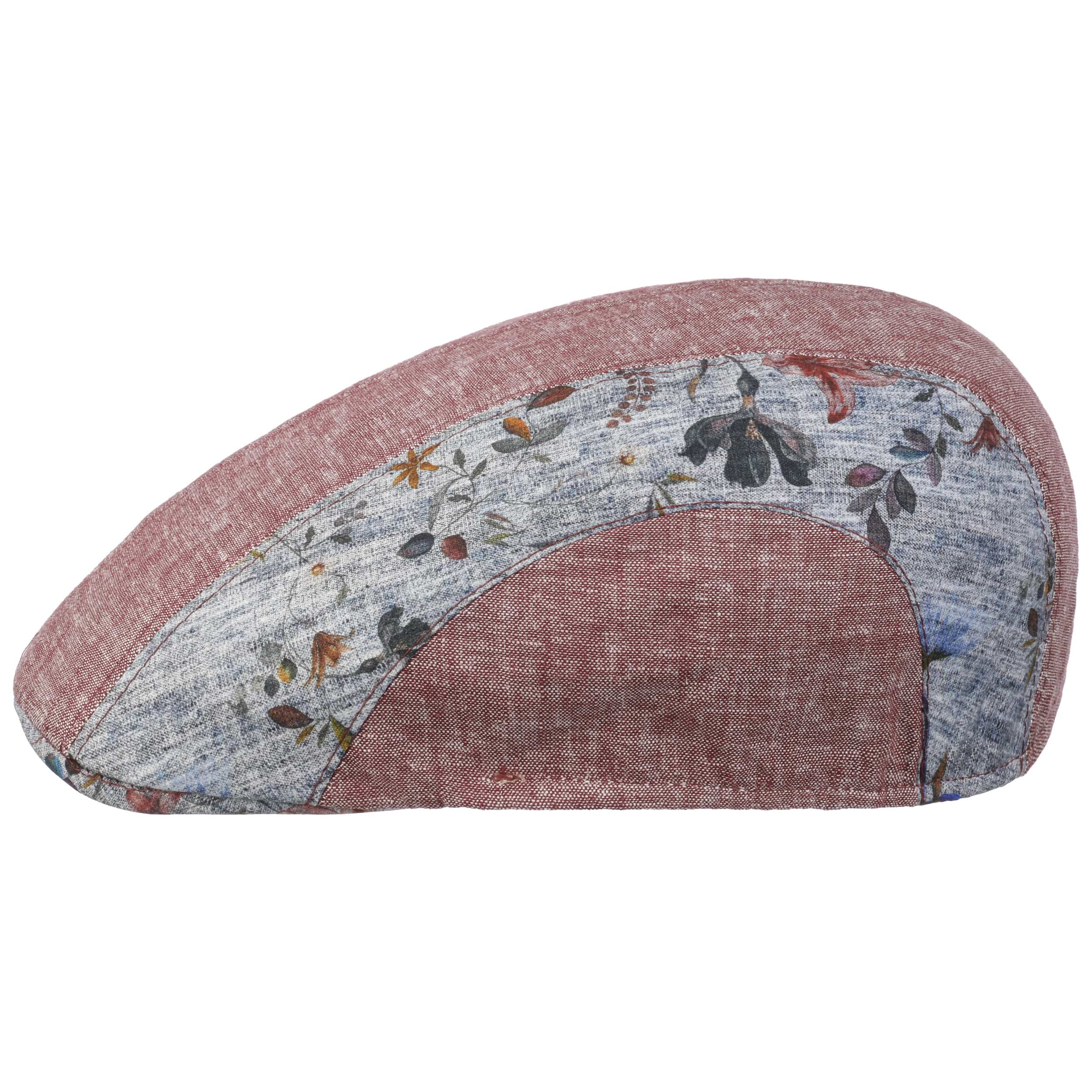 Floral Side Panel Flat Cap - £48.95