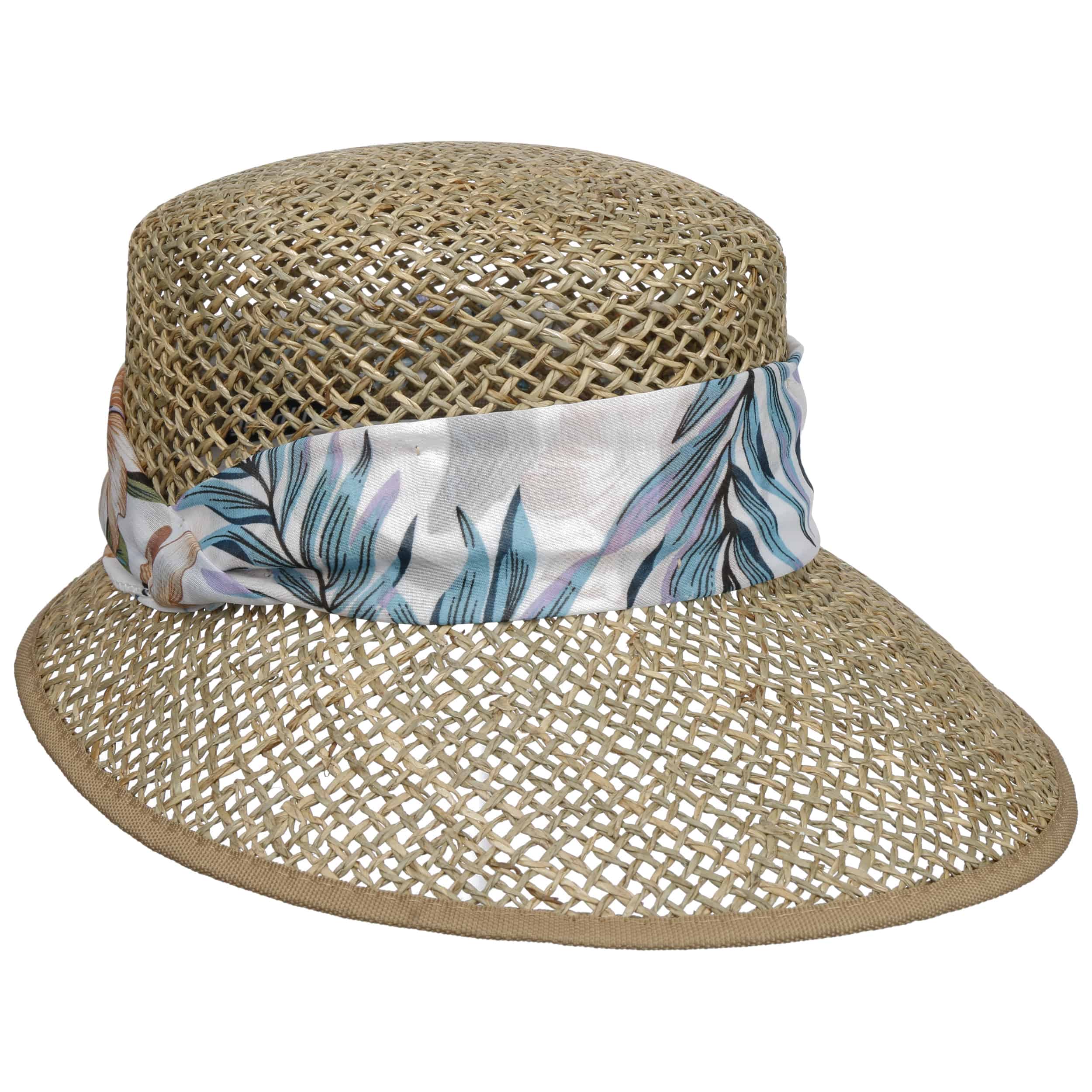 Flower Band Seagrass Bonnet by Lipodo - £35.95