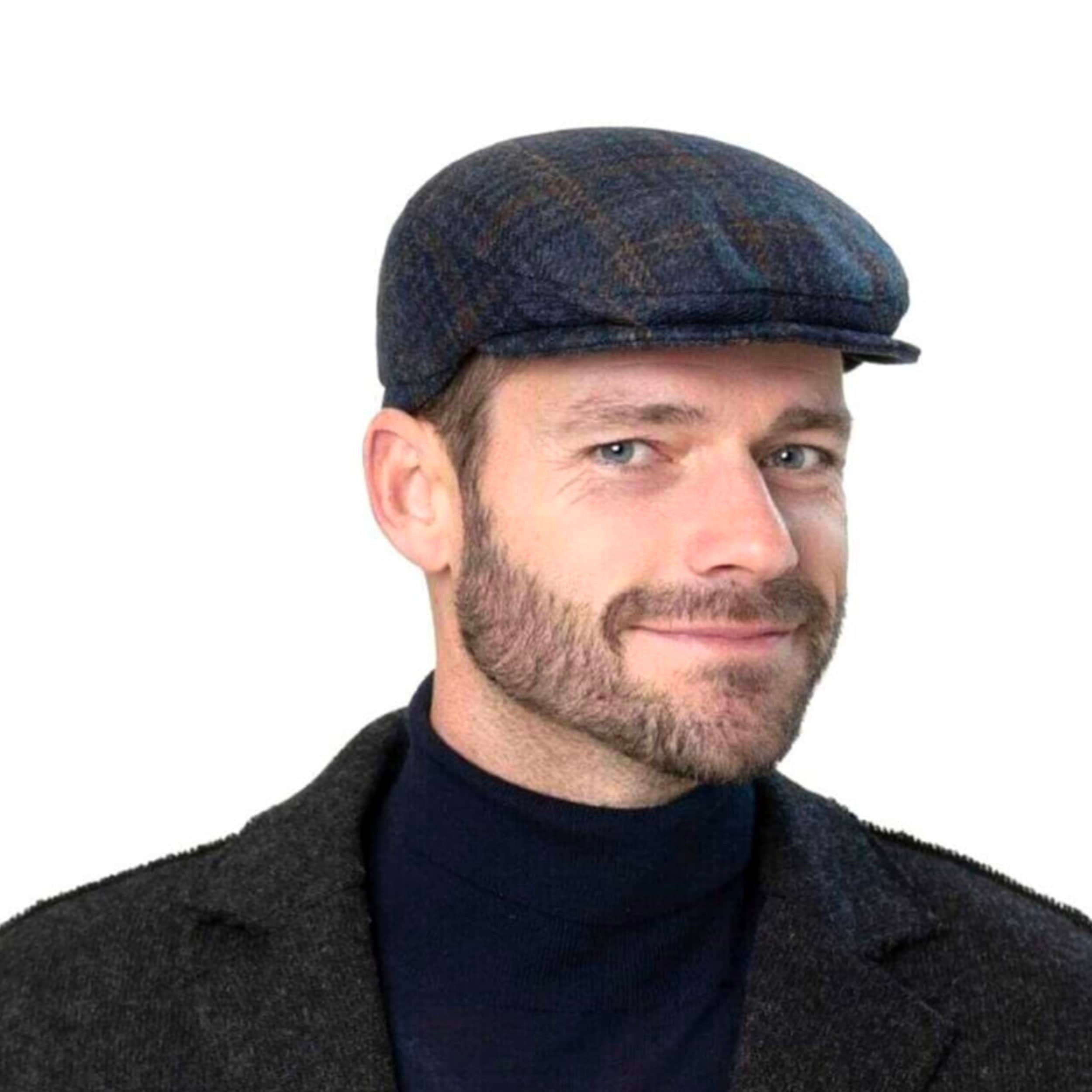 Frankie Soft Shetland Check Flat Cap by Mayser - £88.95