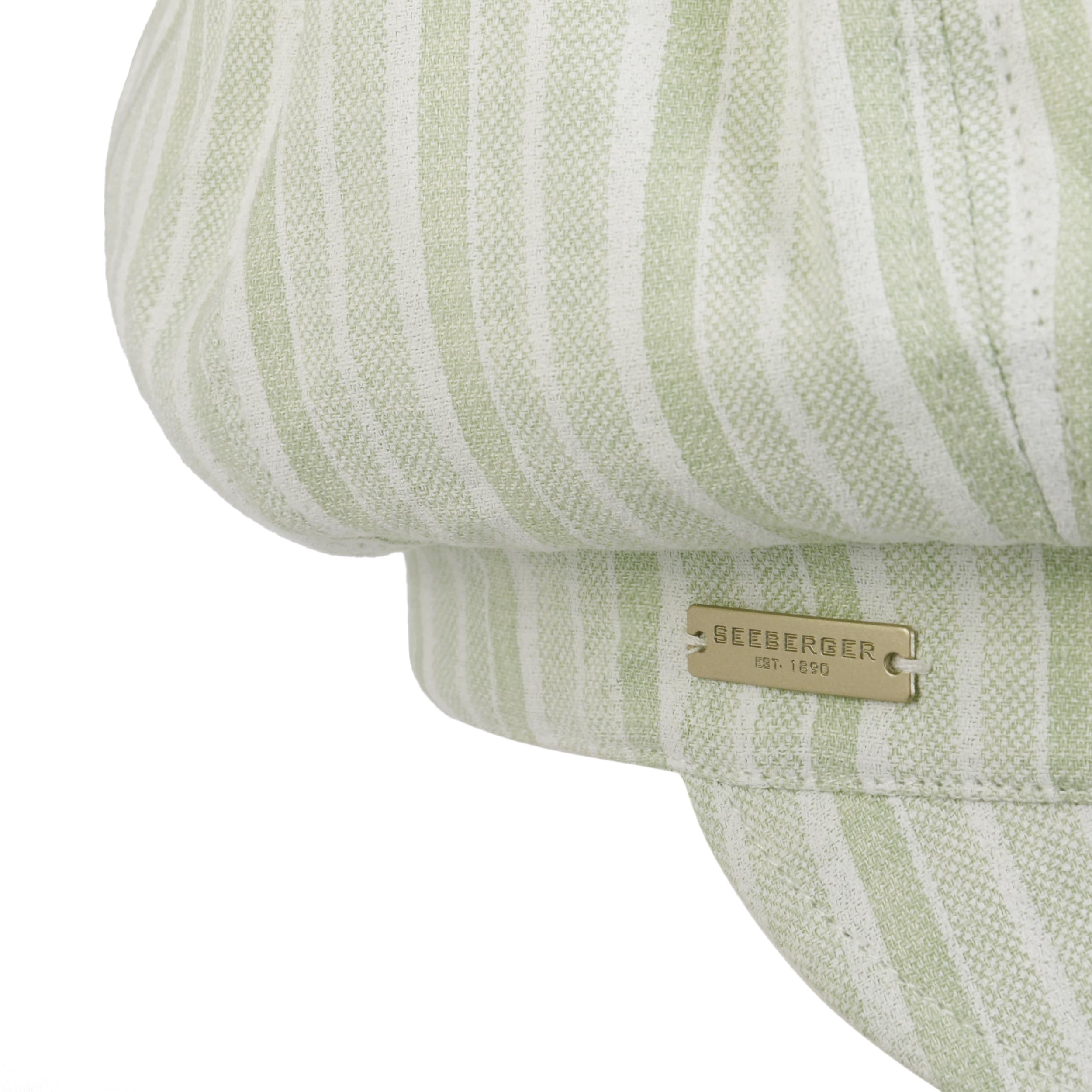 Fresh Stripes Newsboy Cap by Seeberger - £32.95