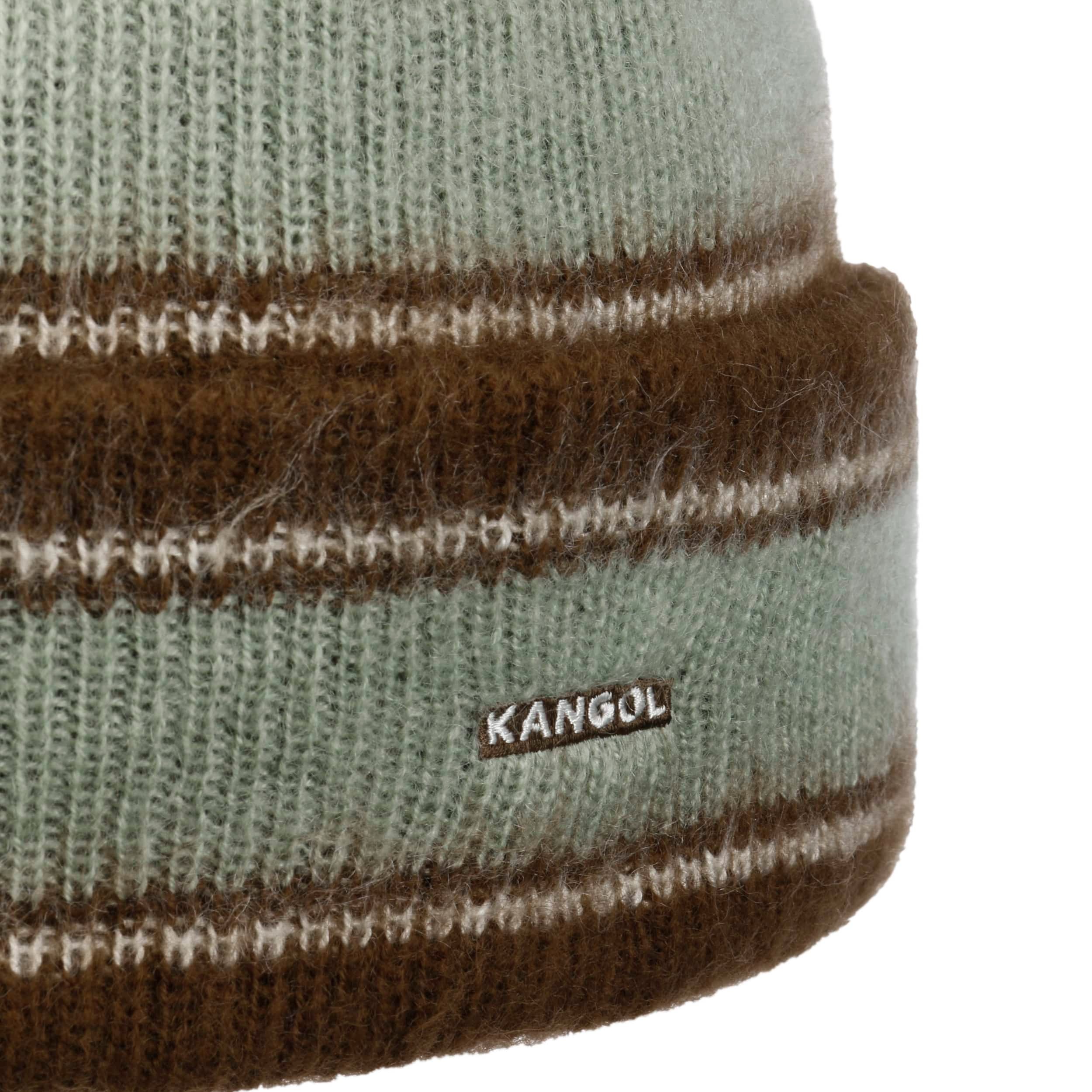 Fuzzy Stripe Soft Beanie Hat by Kangol - £49.95