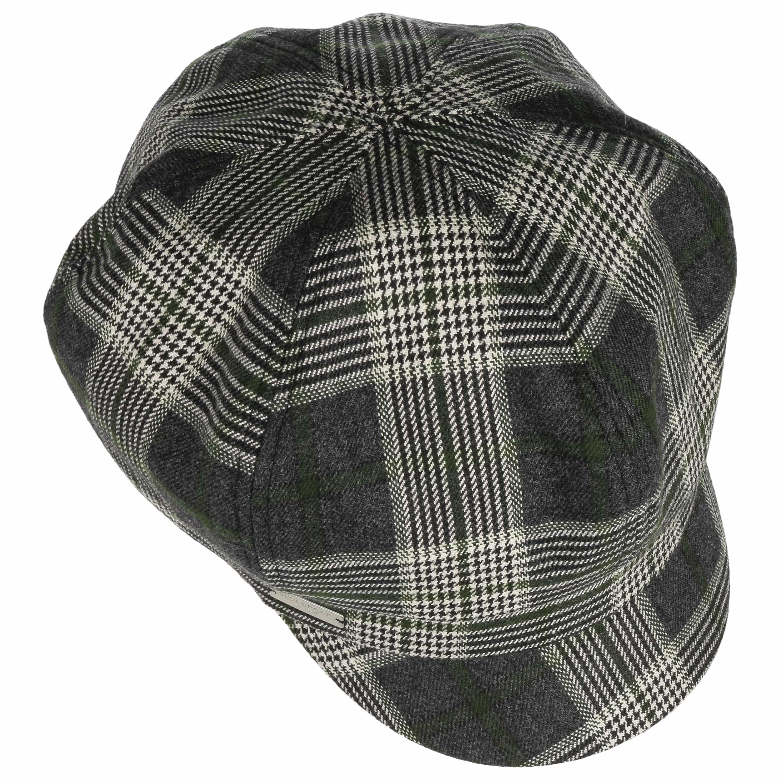 Gadiala Check Newsboy Cap by Seeberger - £41.95