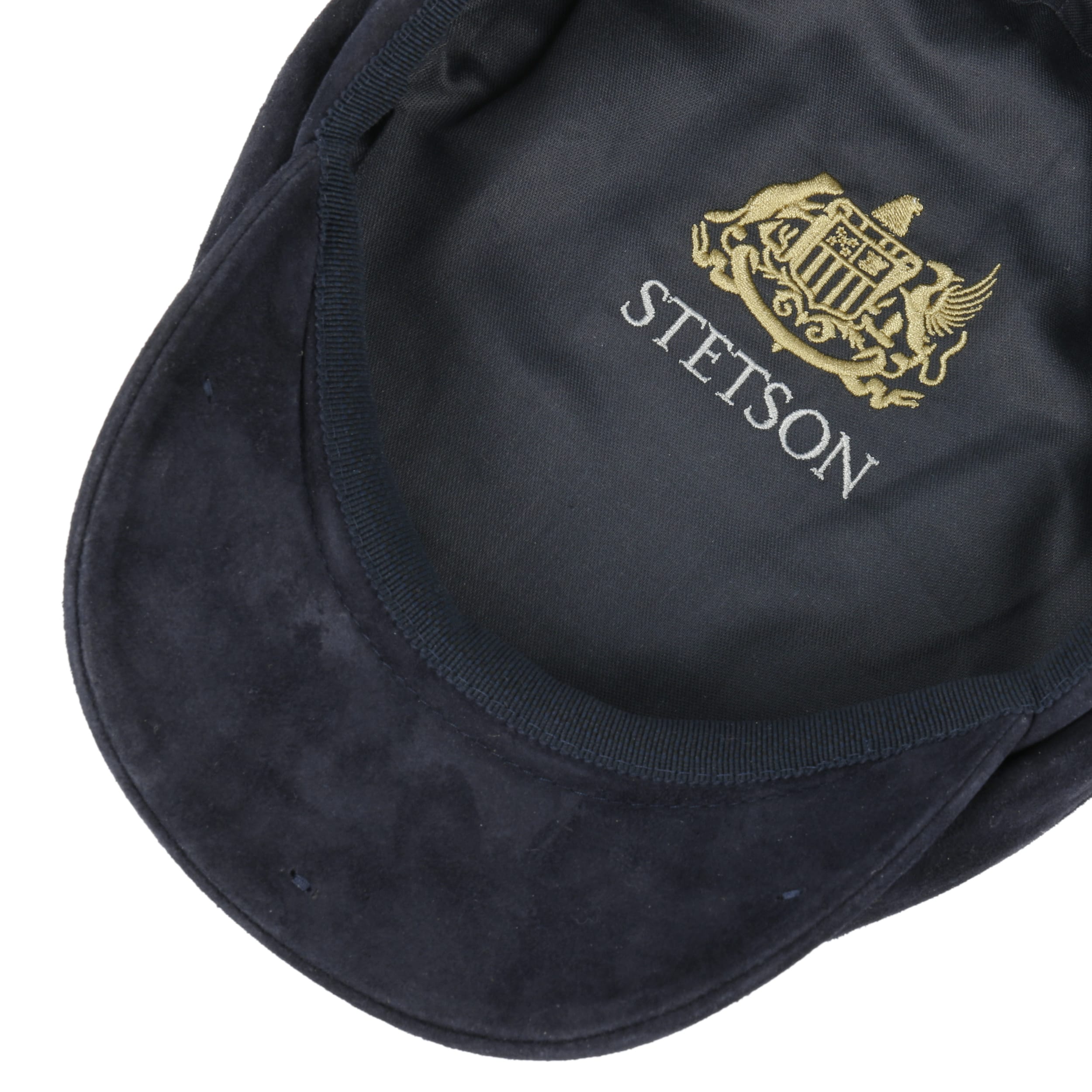 Goat Suede Flat Cap by Stetson - £199.00