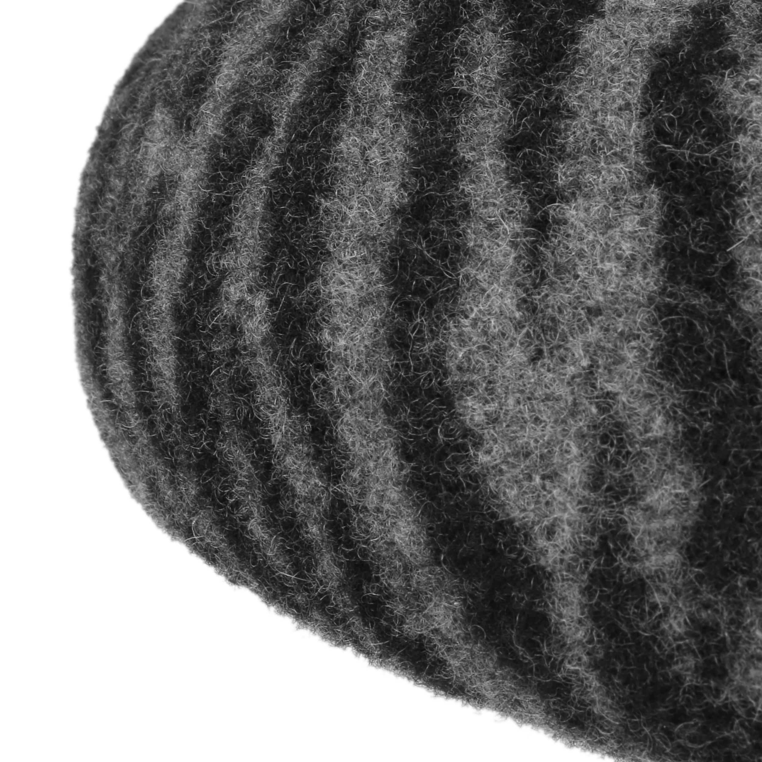 Grey Zebra Wool Beret by Lipodo - £35.95