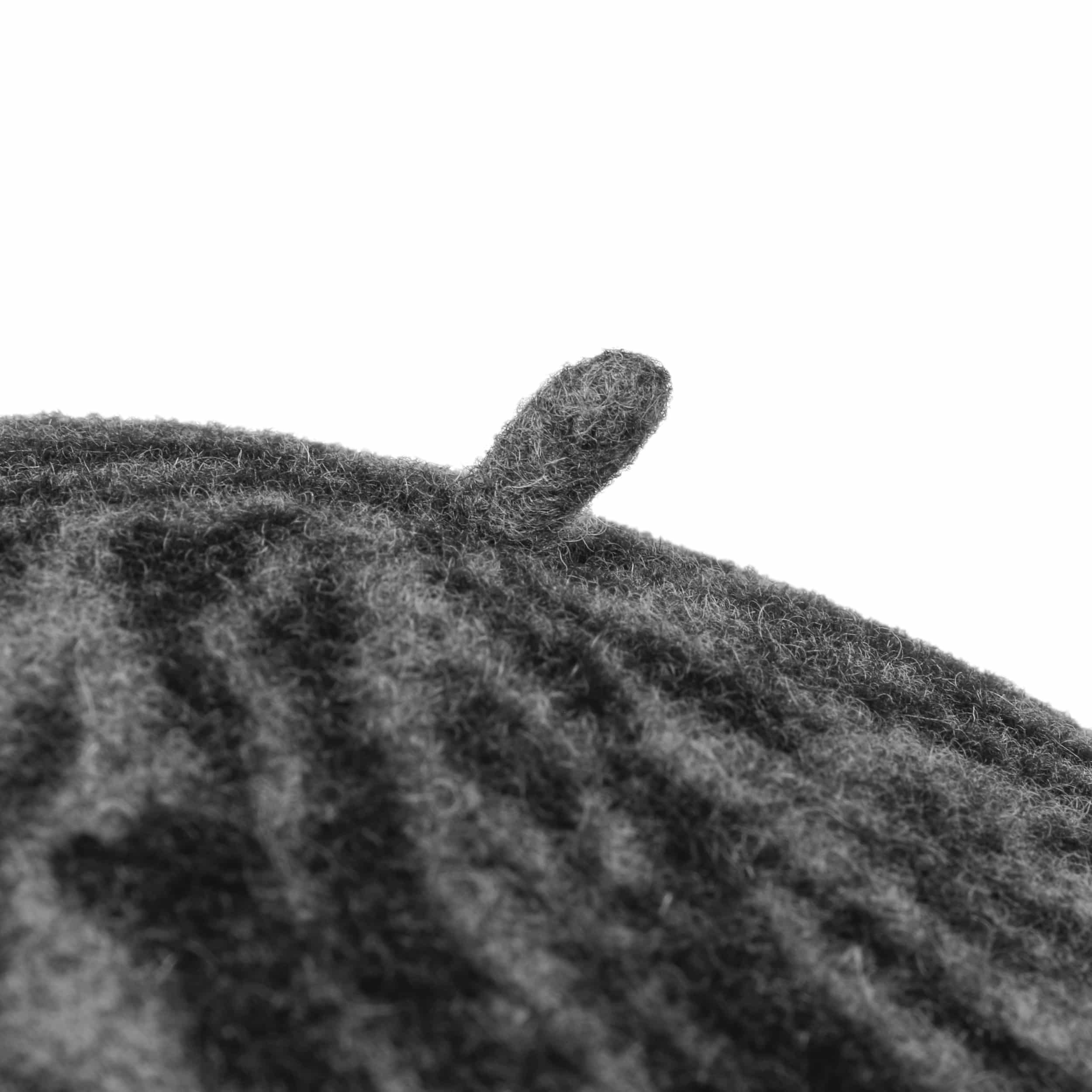 Grey Zebra Wool Beret by Lipodo - £35.95